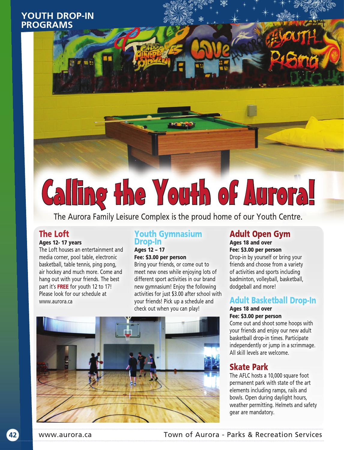 Winter 2016 Parks & Recreation Program Guide by Town of Aurora - Issuu