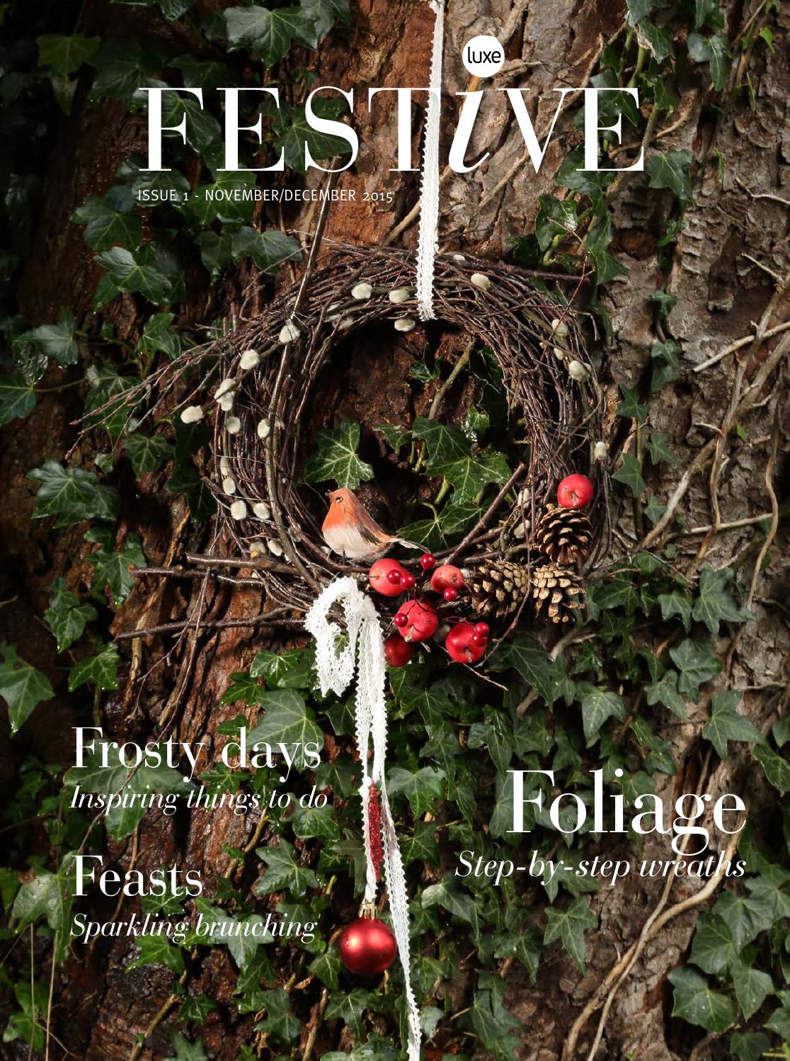 Festive Essentials November/December 2015 Issue 1 by Allies Group Ltd ...