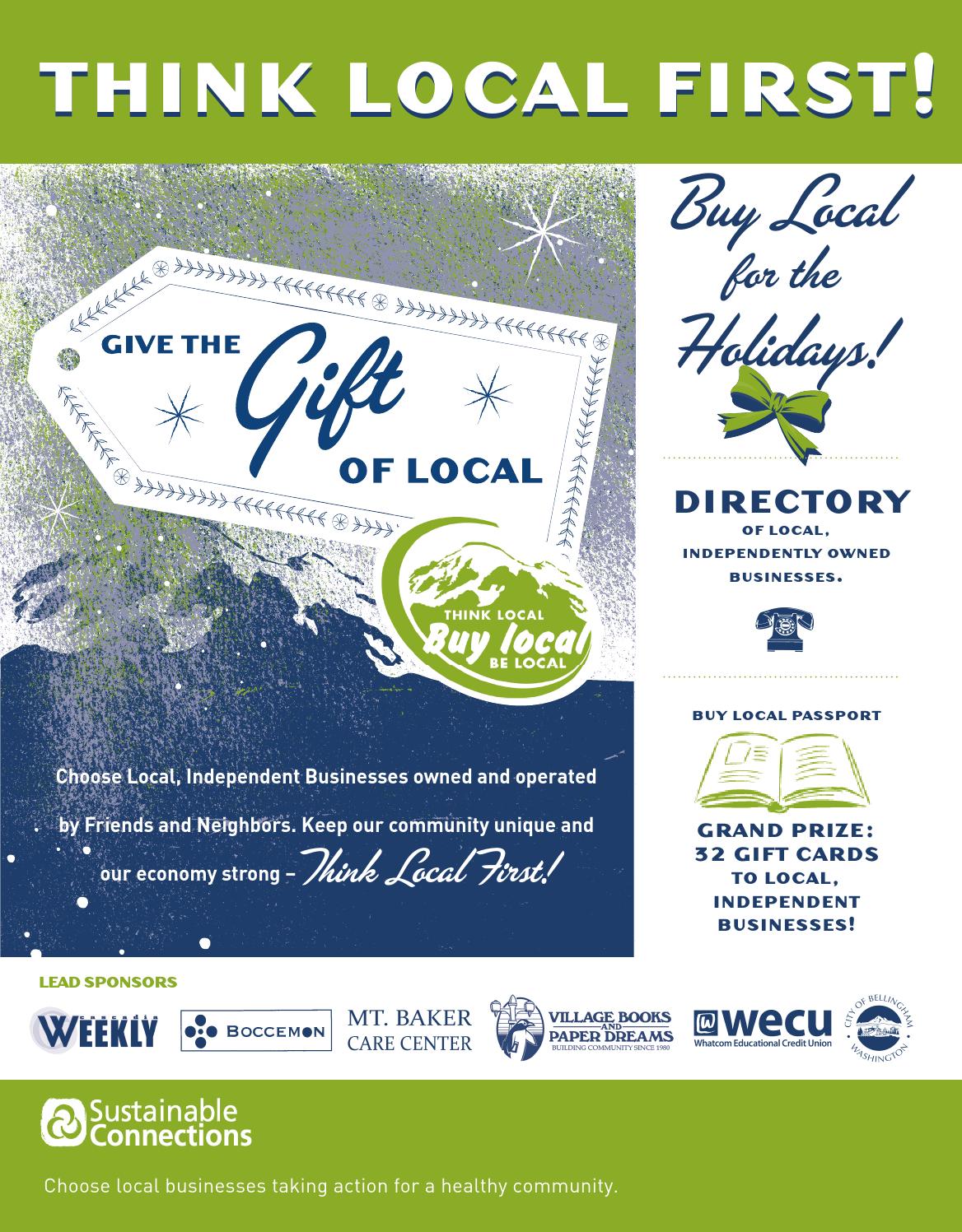 Think Local First - Holiday 2015 by Sustainable Connections - Issuu