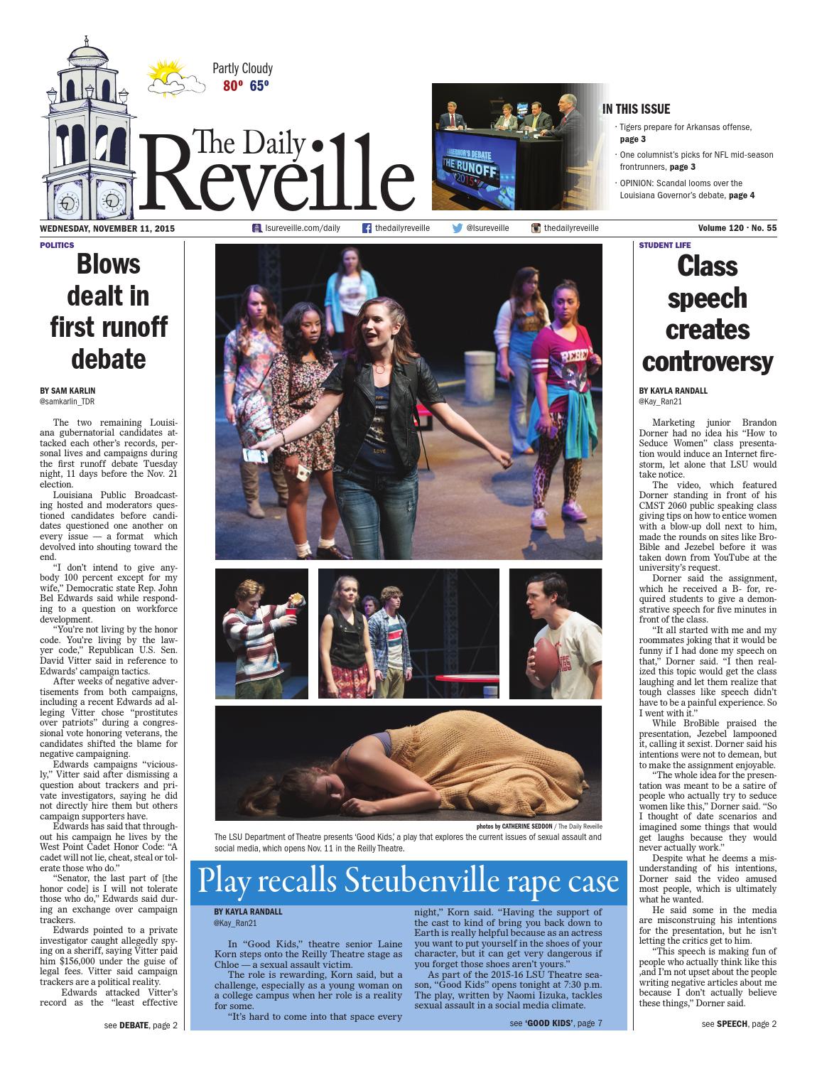 The Daily Reveille - November 11, 2015 by Reveille - Issuu