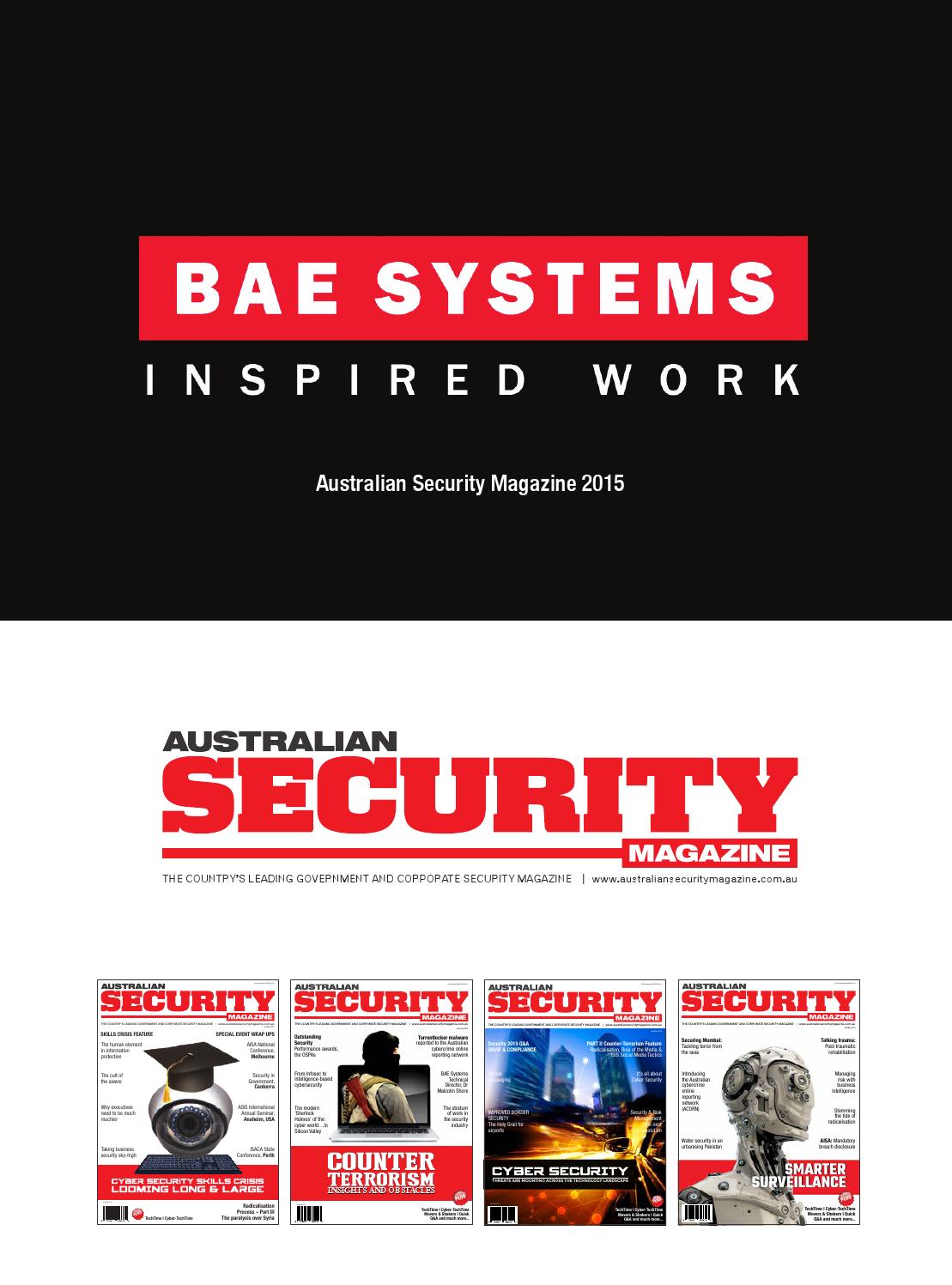 BAE Systems Applied Intelligence Compilation - Australian Security ...