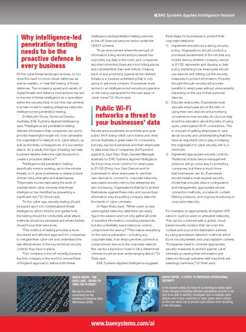 BAE Systems Applied Intelligence Compilation - Australian Security ...