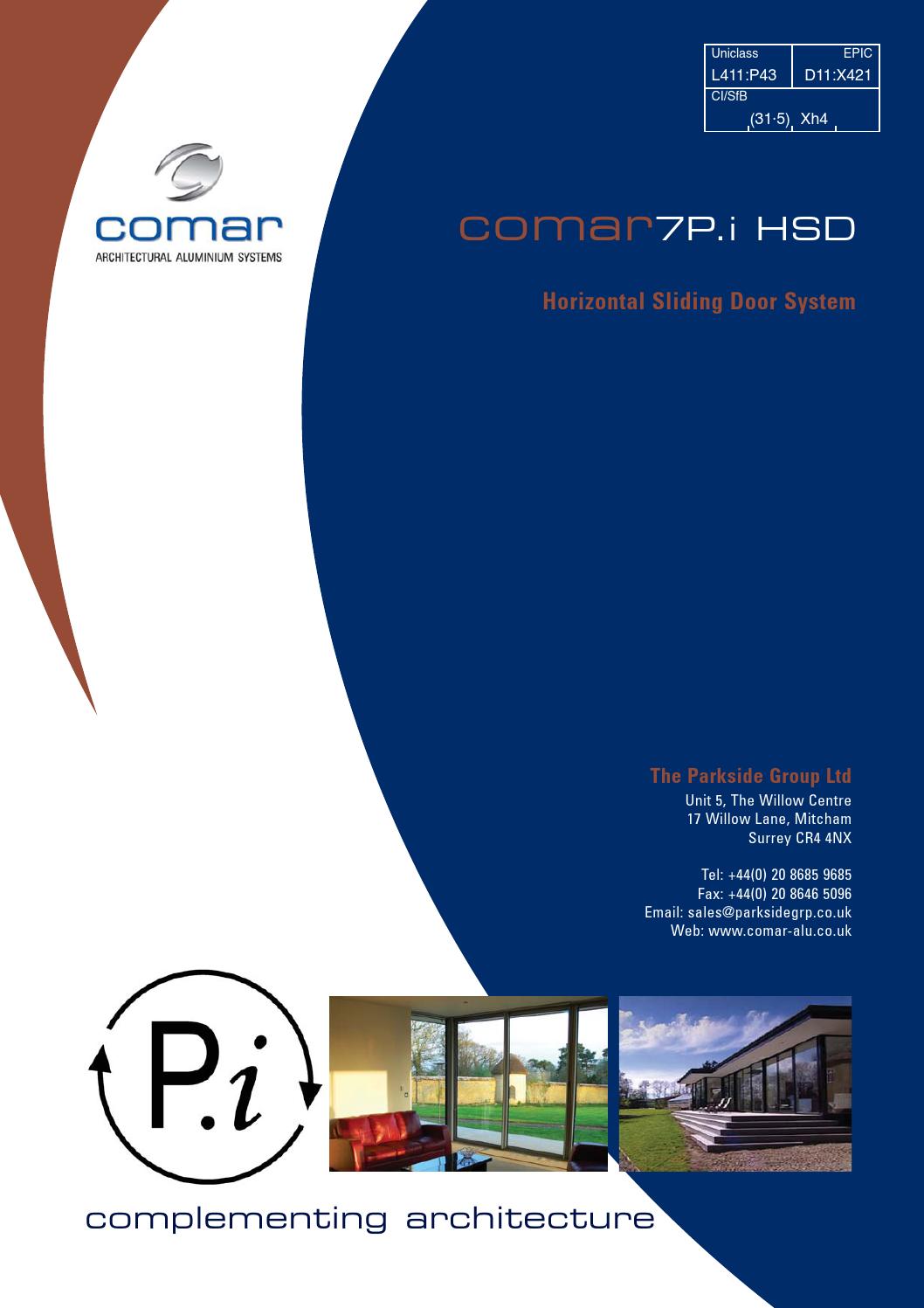 Comar 7P.i HSD by Comar Architectural Aluminium Systems - Issuu