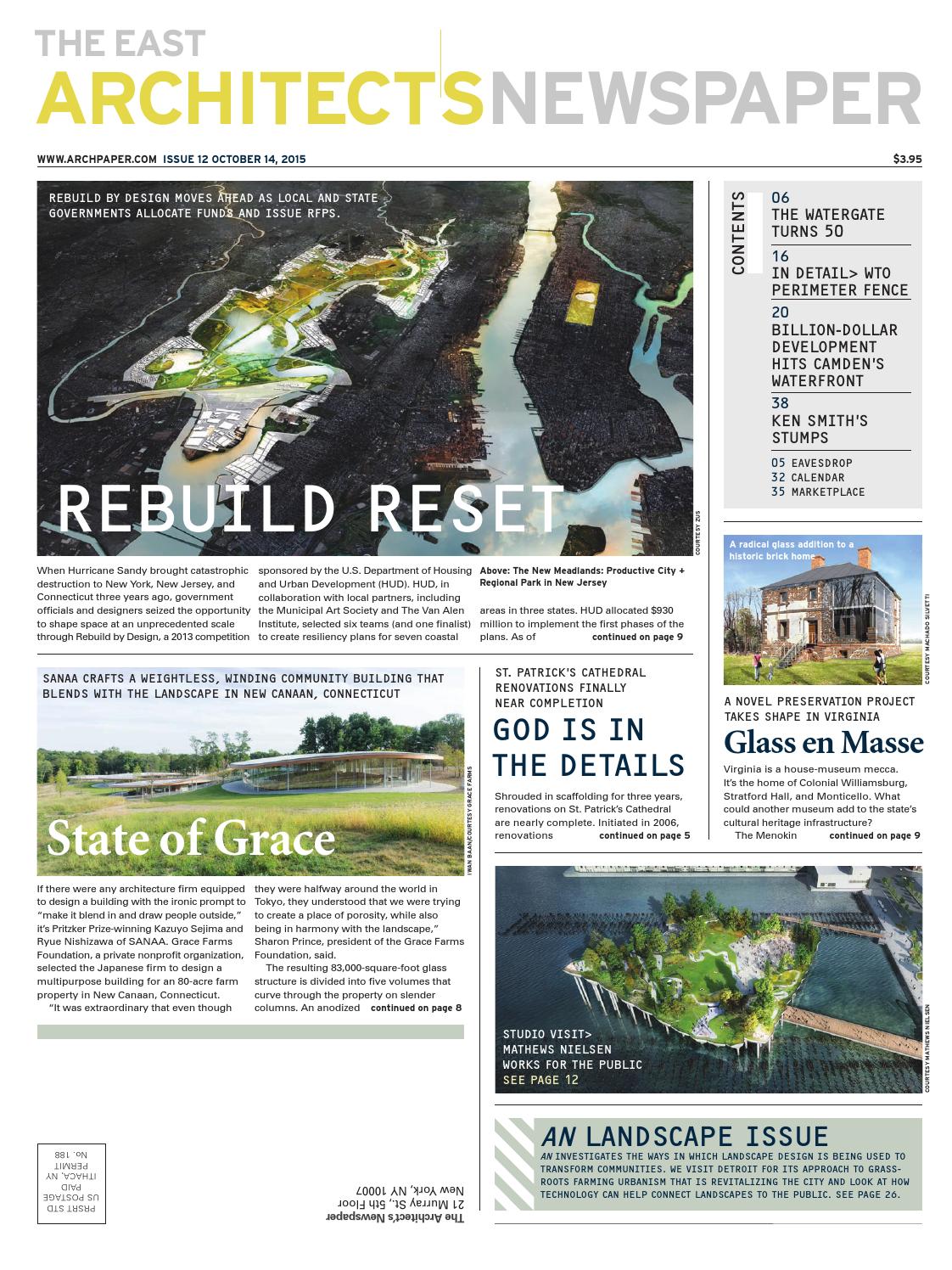 Landscape issue 2015 by The Architect's Newspaper - Issuu