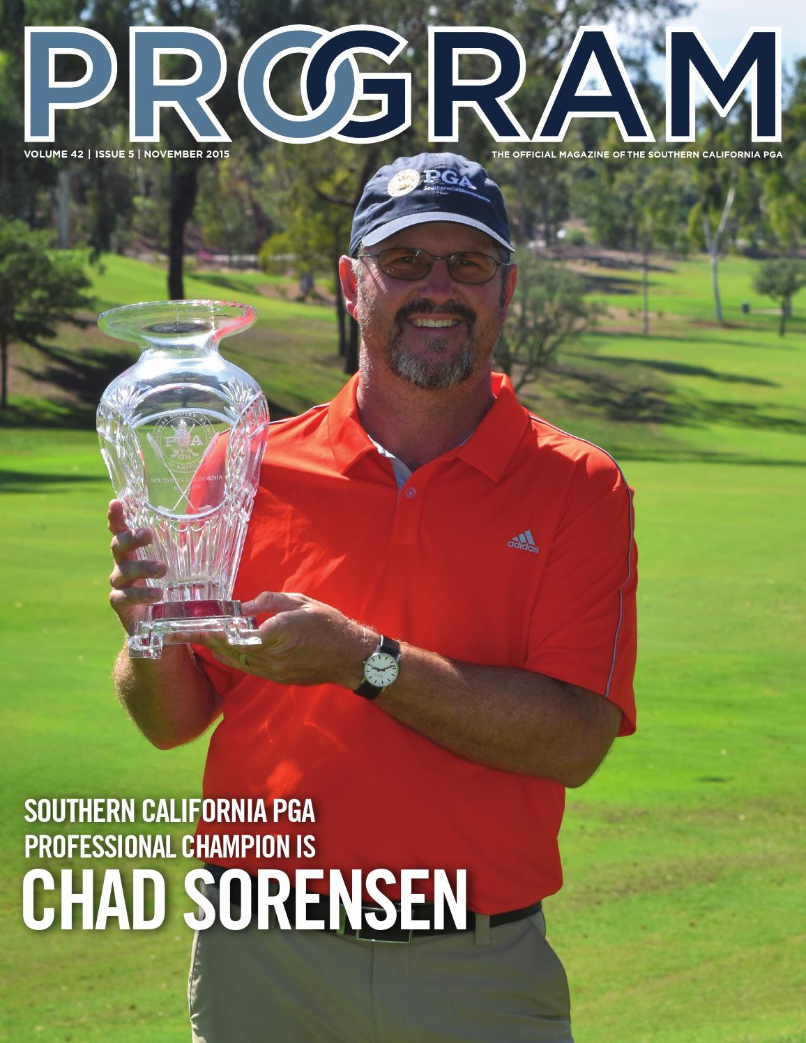 SCPGA PROgram Magazine - November Issue by Southern California PGA - Issuu