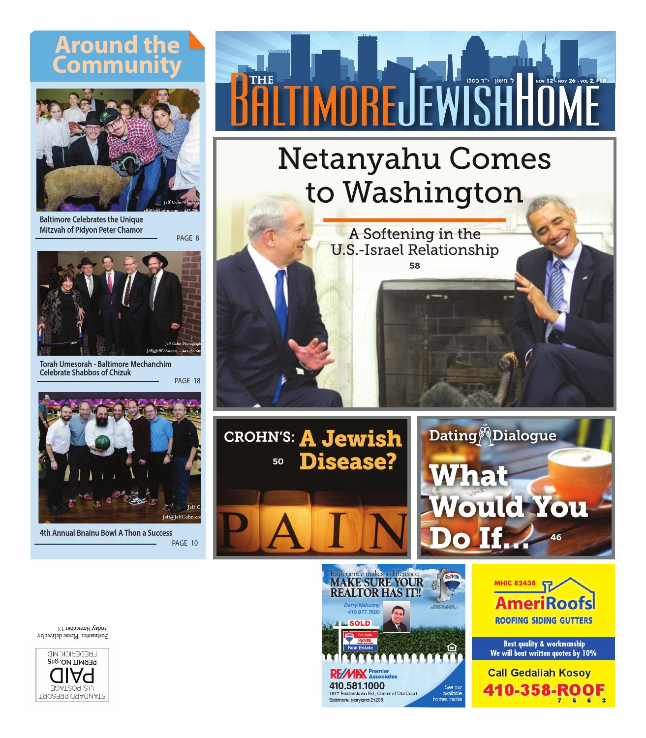 Baltimore Jewish Home - 11-12-15 by Moshe Rubin - Issuu