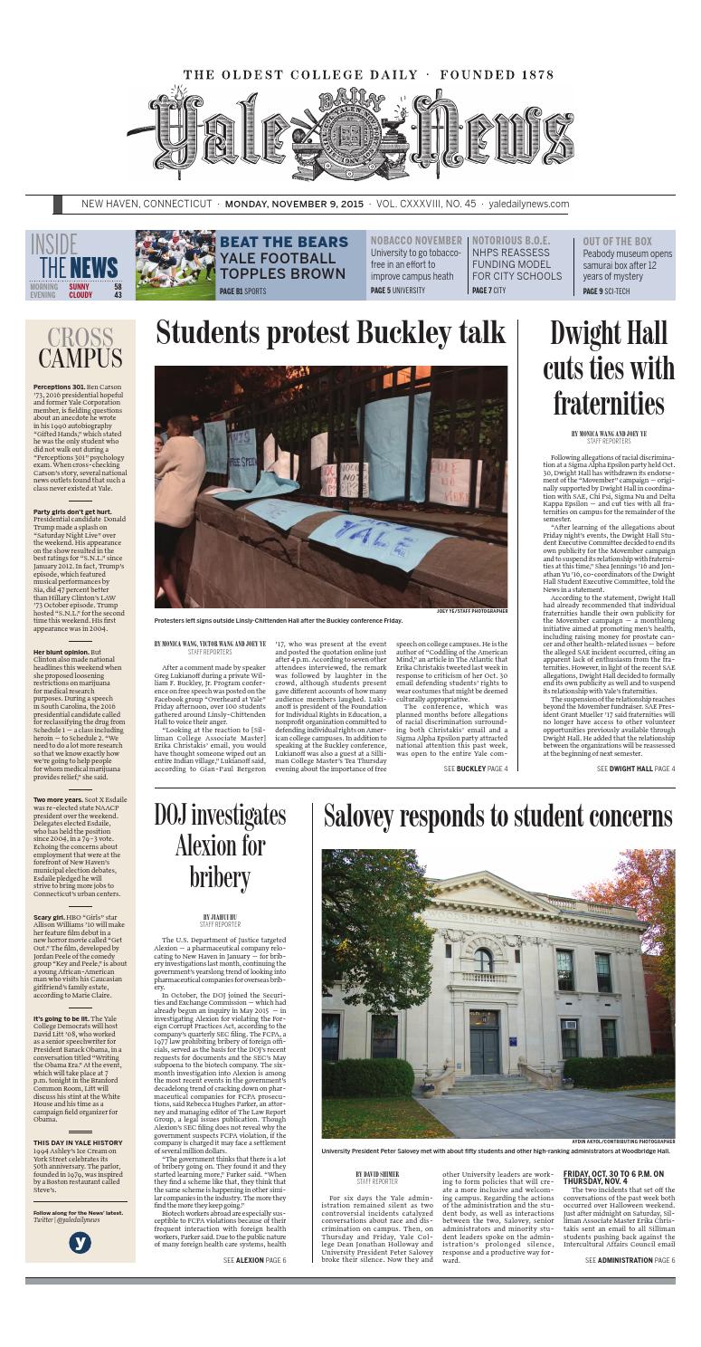 Today's Paper by Yale Daily News - Issuu