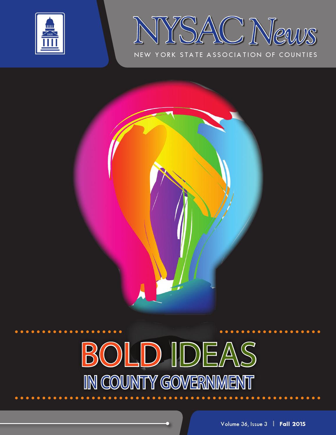 NYSAC News magazine - Fall 2015 by NYS Association of Counties - Issuu
