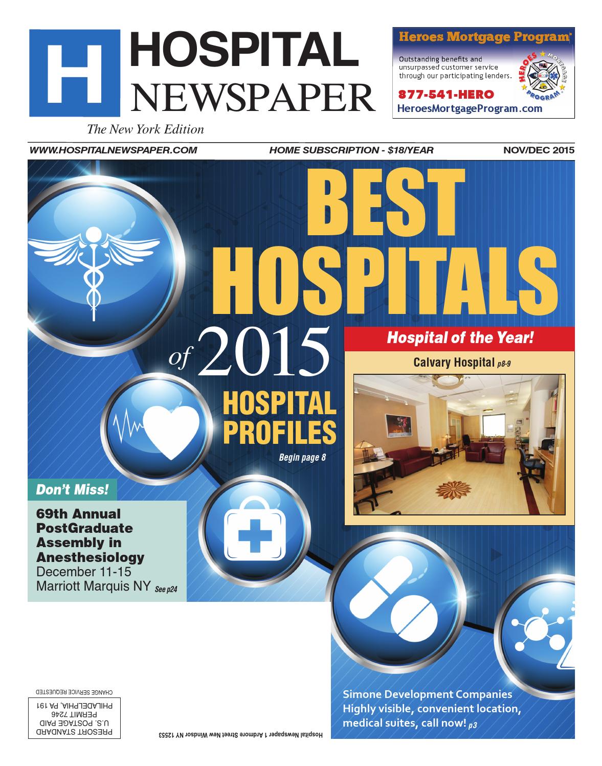 Hospital Newspaper New York Nov/Dec 2015 ebook by Belsito ...