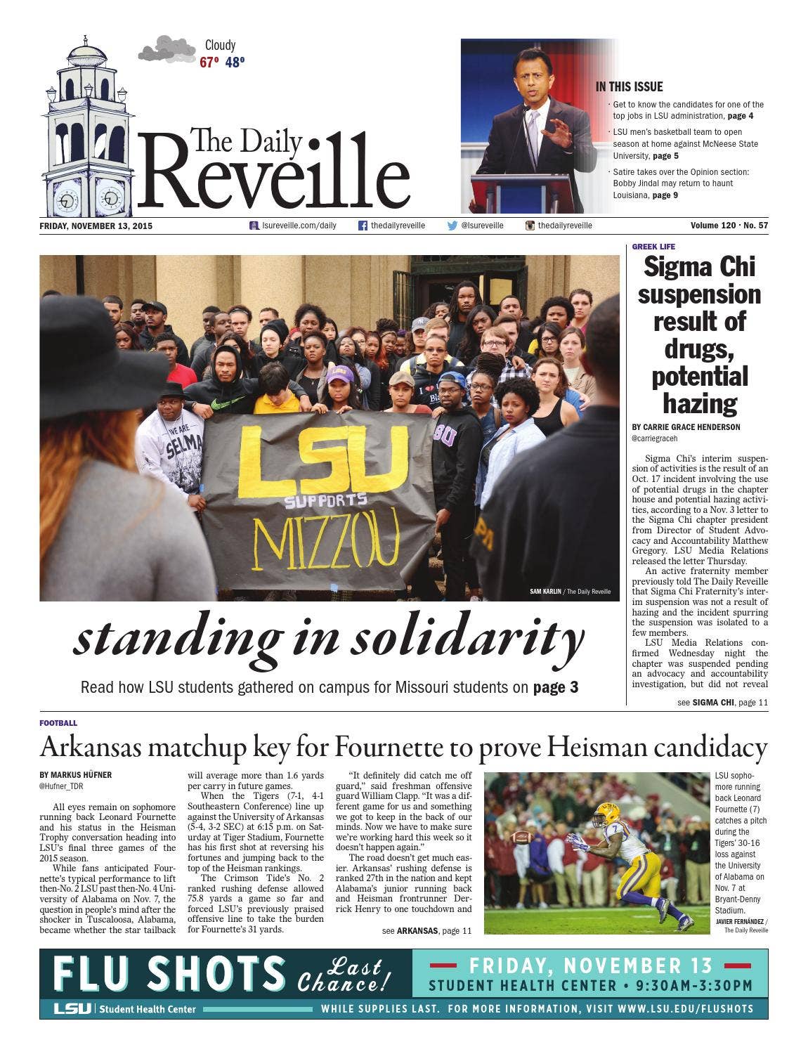 The Daily Reveille - November 13, 2015 by Reveille - Issuu