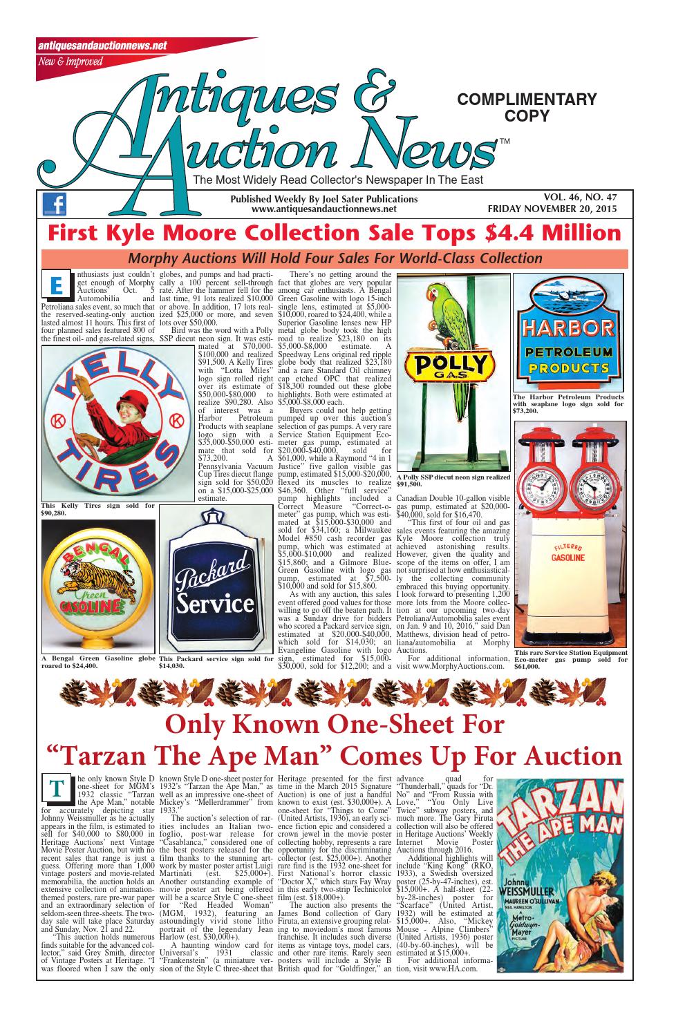 Antiques & Auction News 112015 by Antiques & Auction News - Issuu