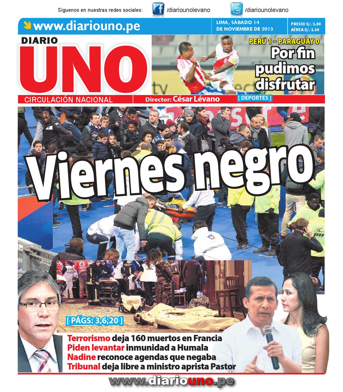 Diario UNO - 14 Noviembre 2015 by Diario UNO - Issuu