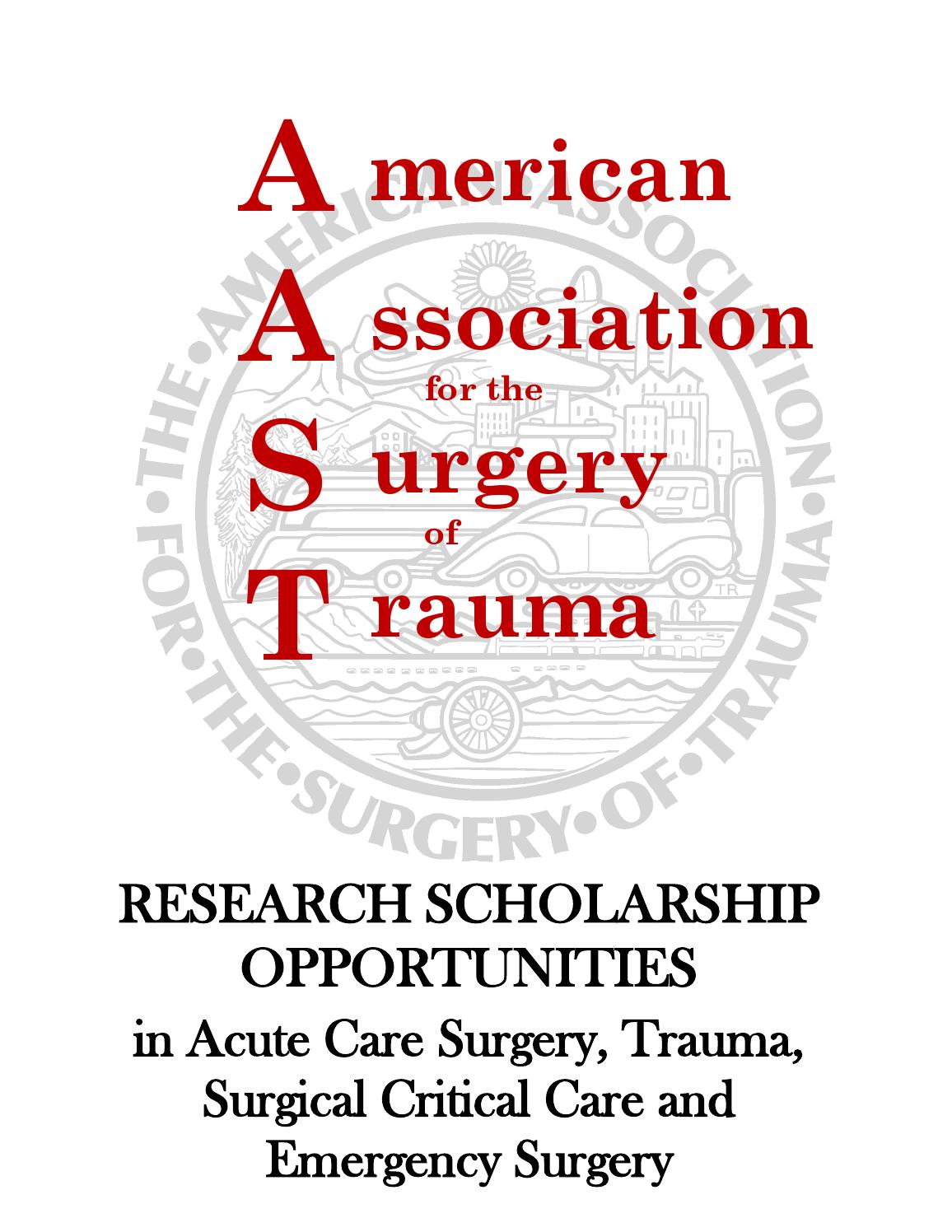 AAST 2016 Research Scholarships by The American Association for the ...