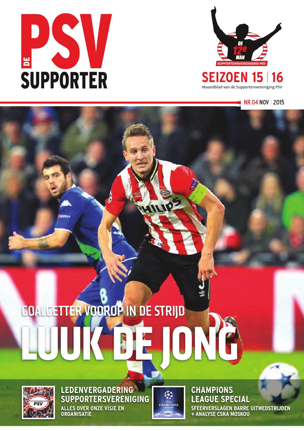 De PSV Supporter november 2015 by Supportersvereniging PSV - Issuu