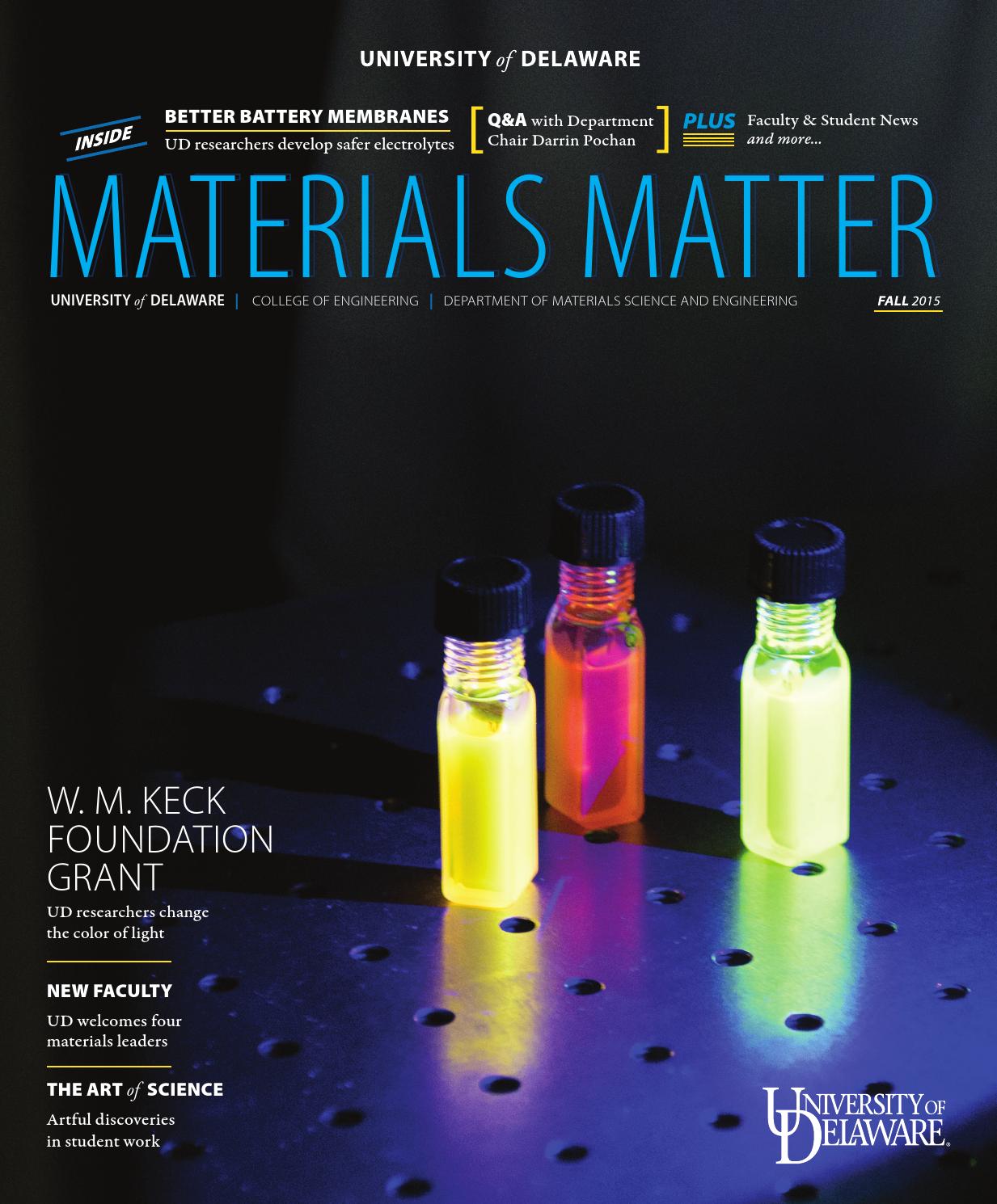 Materials Matter by UD College of Engineering - Issuu