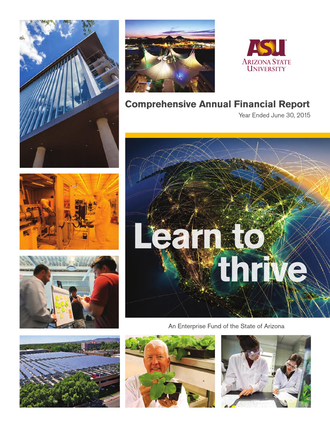 Arizona State University Comprehensive Annual Financial Report 2015 by ...