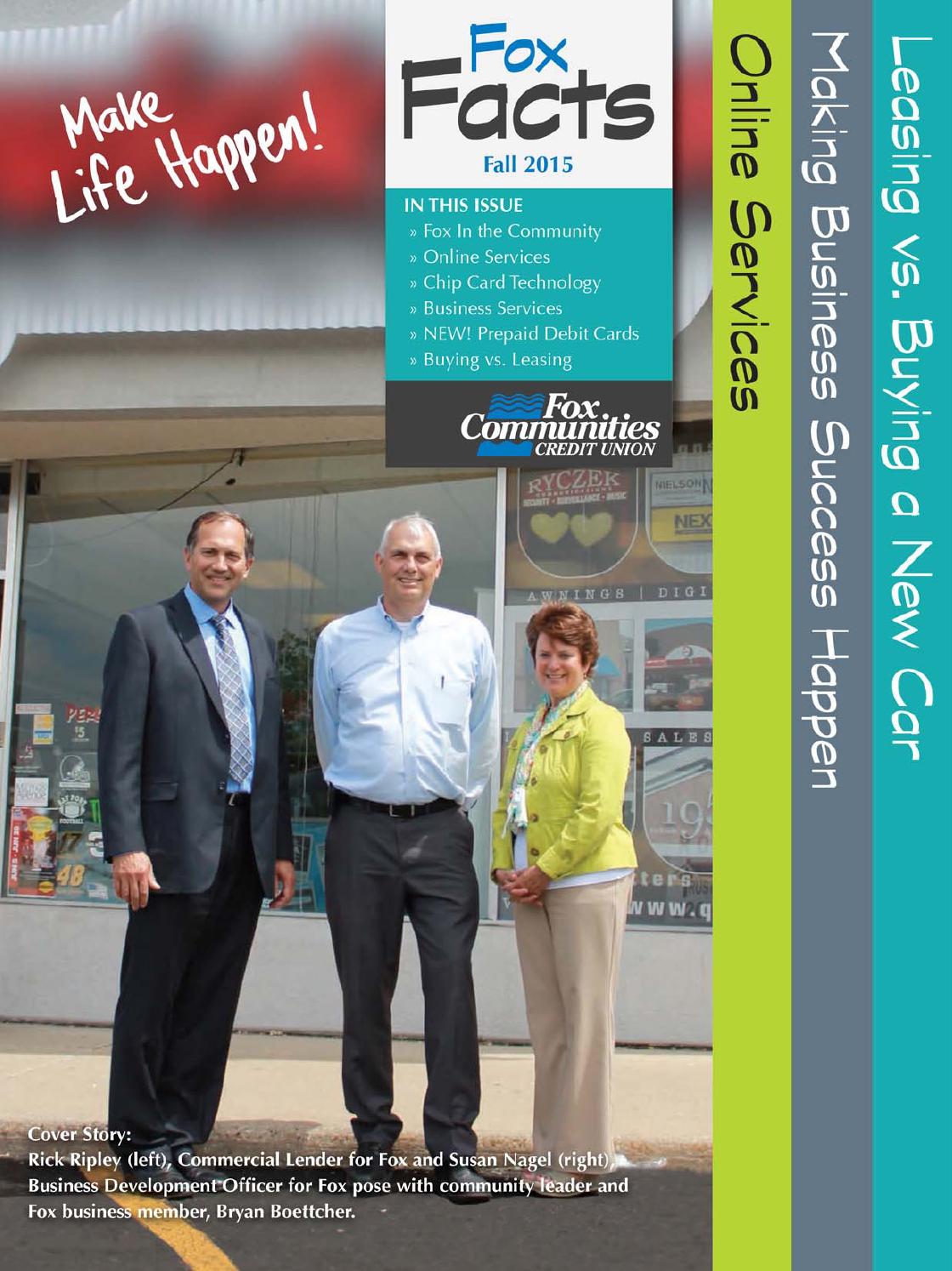 The Fox Facts - Fall 2015 by Fox Communities Credit Union - Issuu
