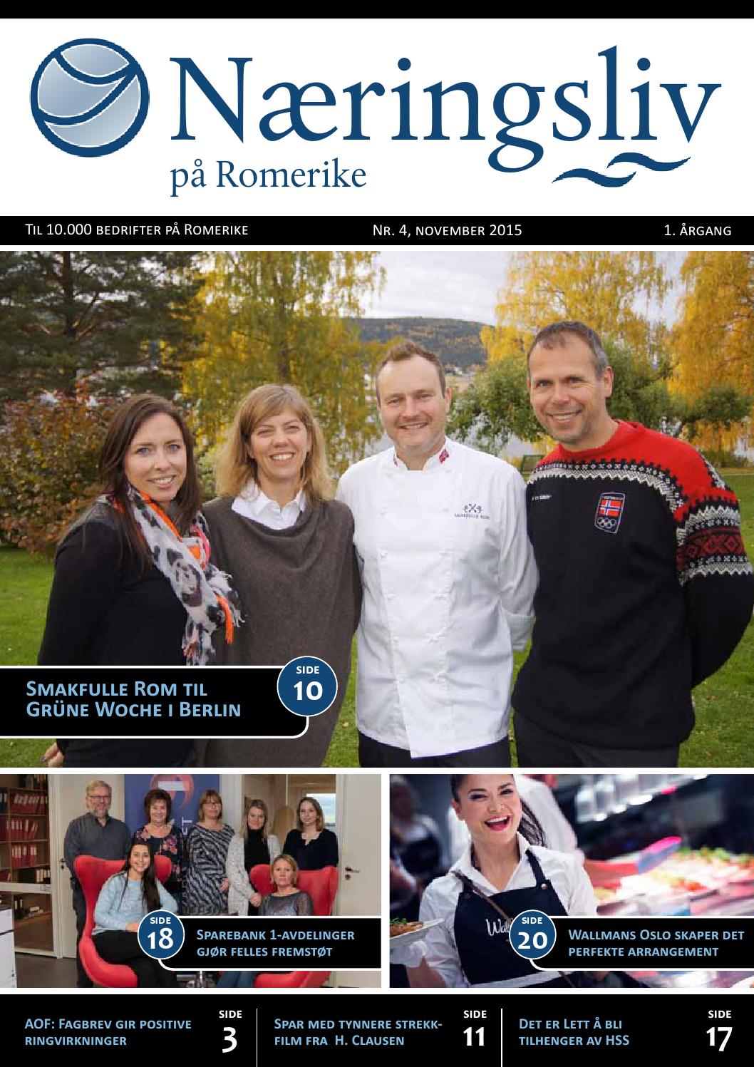 Næringsliv på Romerike nr. 4, november 2015 by Viken Media AS - Issuu