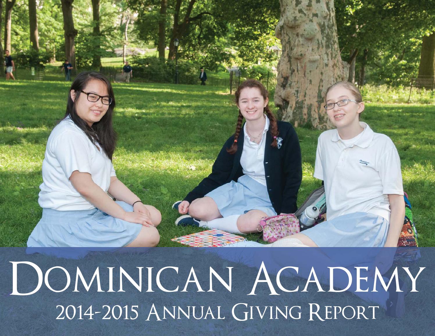 D.A. Annual Report by Dominican Academy - Issuu