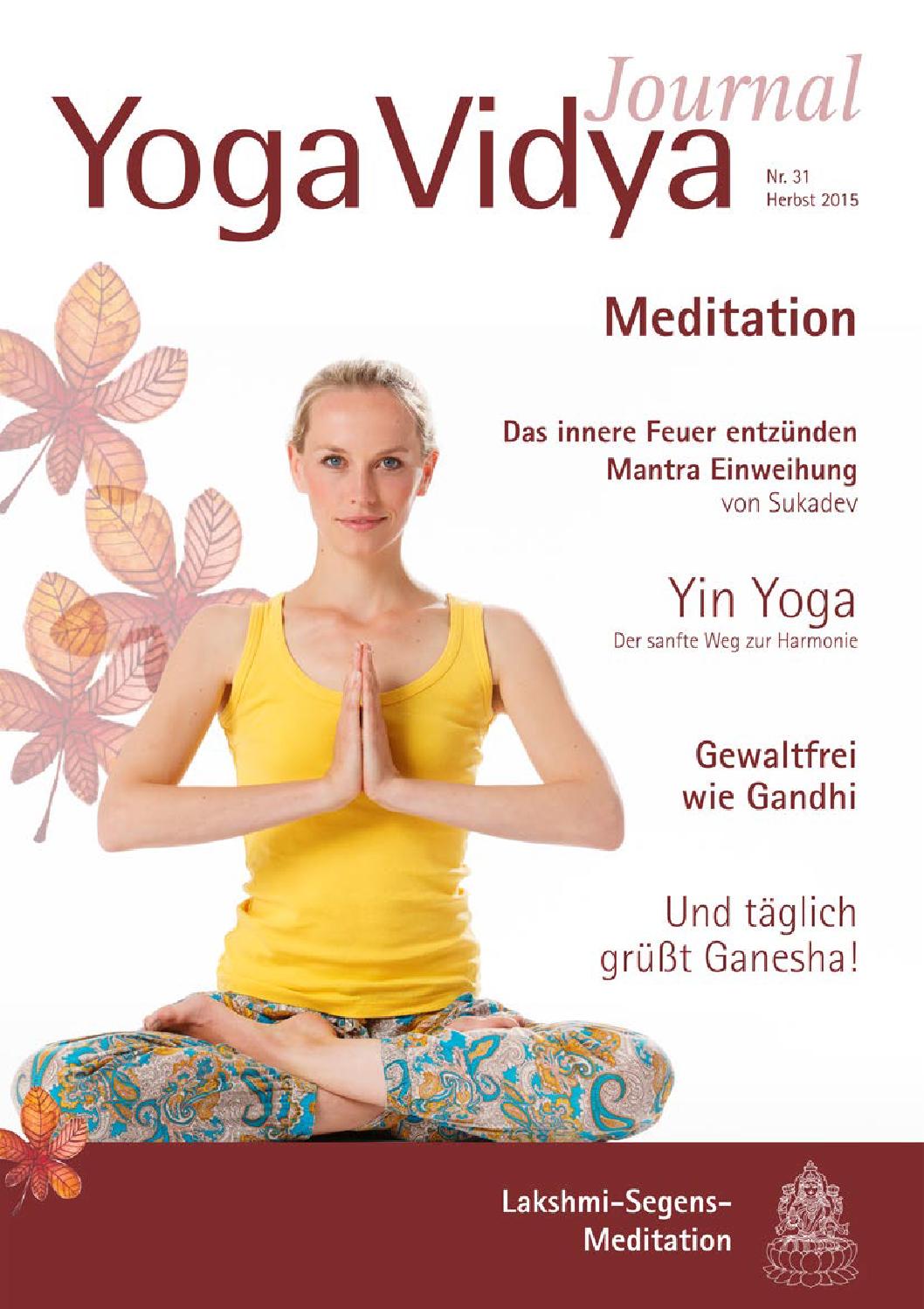 Yoga Vidya Journal Nr. 31 by Yoga Vidya - Issuu