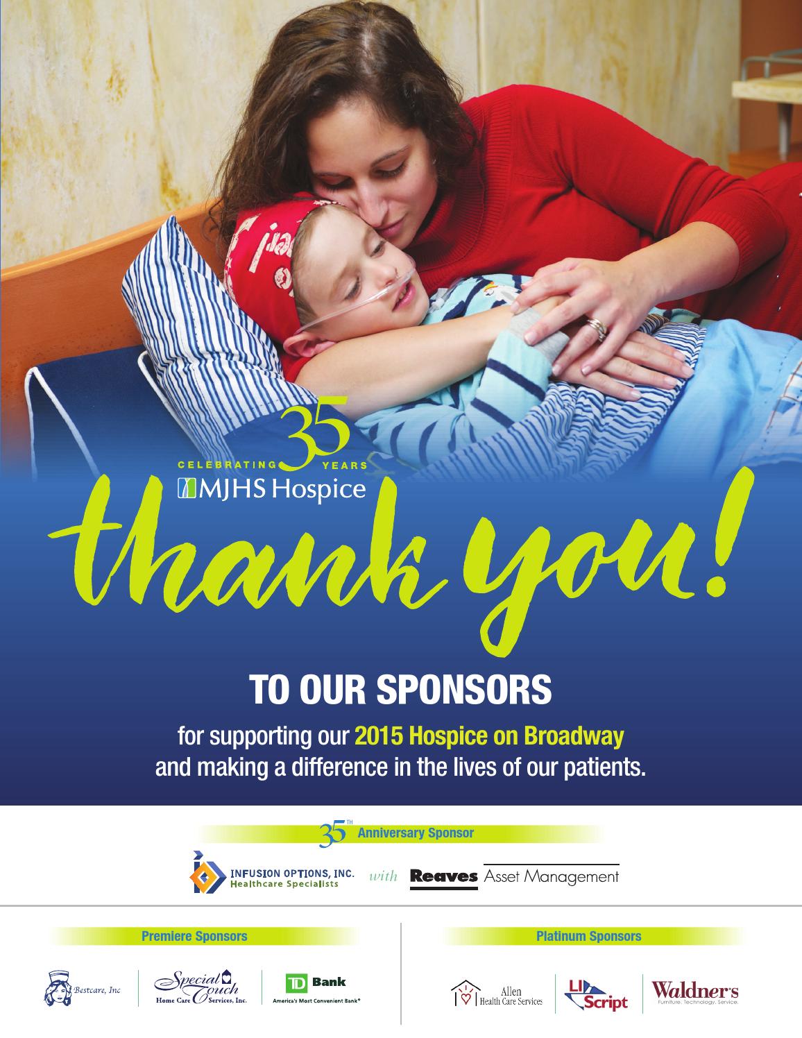 2015 Hospice on Broadway Digital Journal by MJHS - Issuu