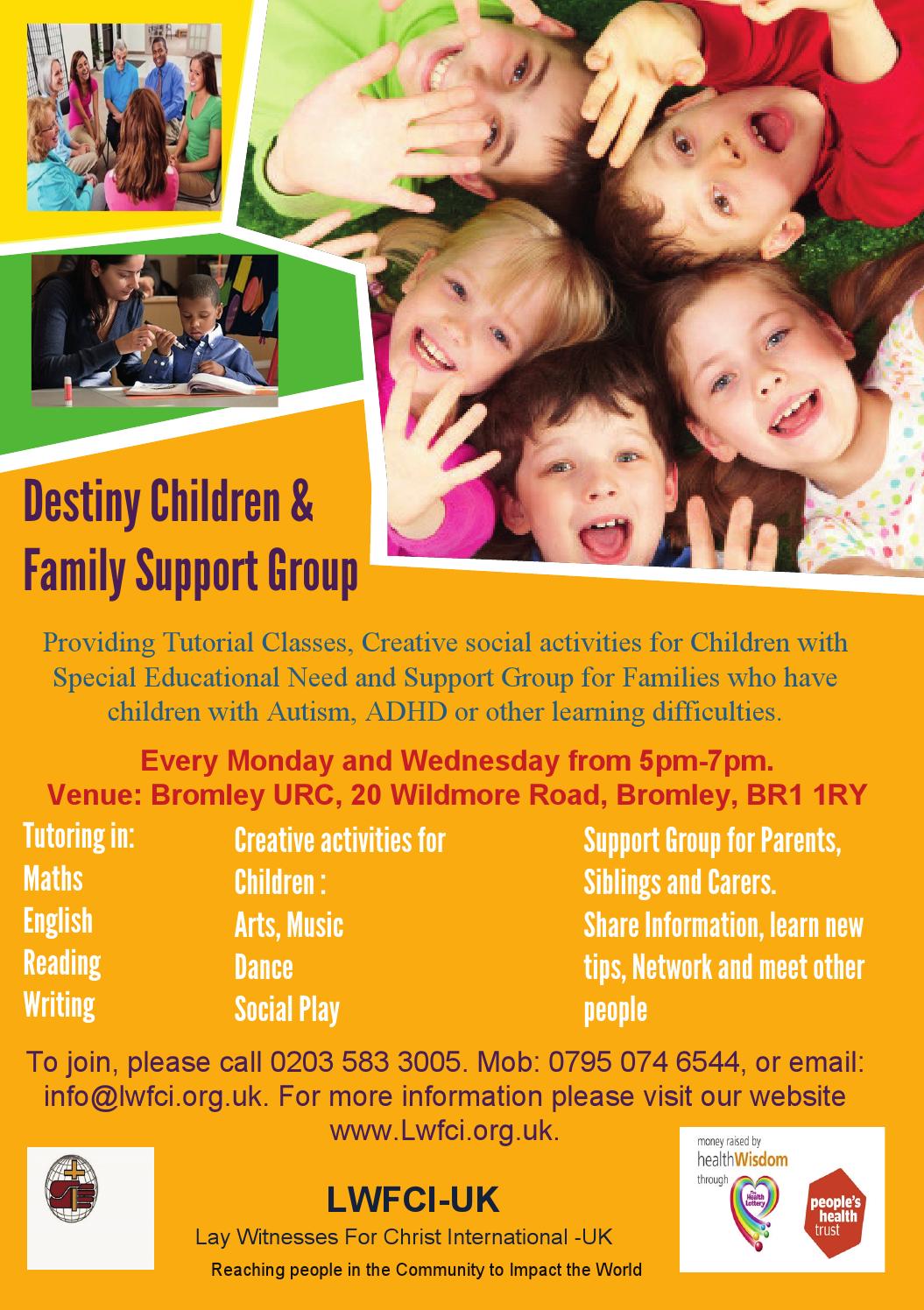 Flyer destiny children & family support group by LWFCI-UK - Issuu