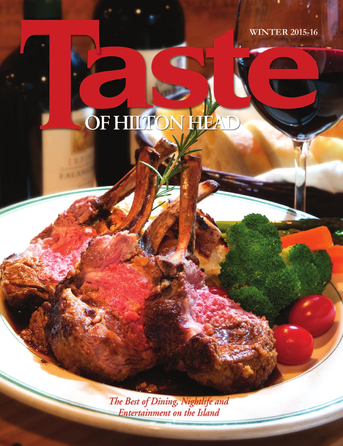 Taste winter 15 by Taste of Hilton Head - Issuu