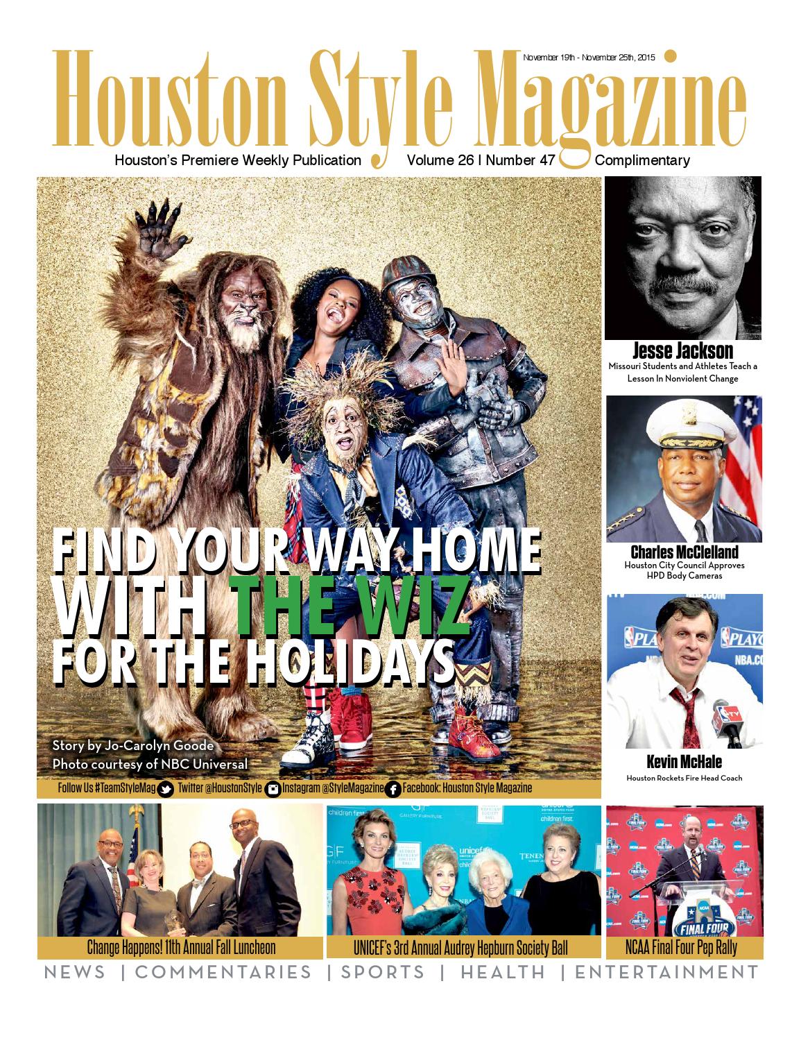 Houston Style Magazine vol 26 No 47 by Houston Style Magazine HSM - Issuu