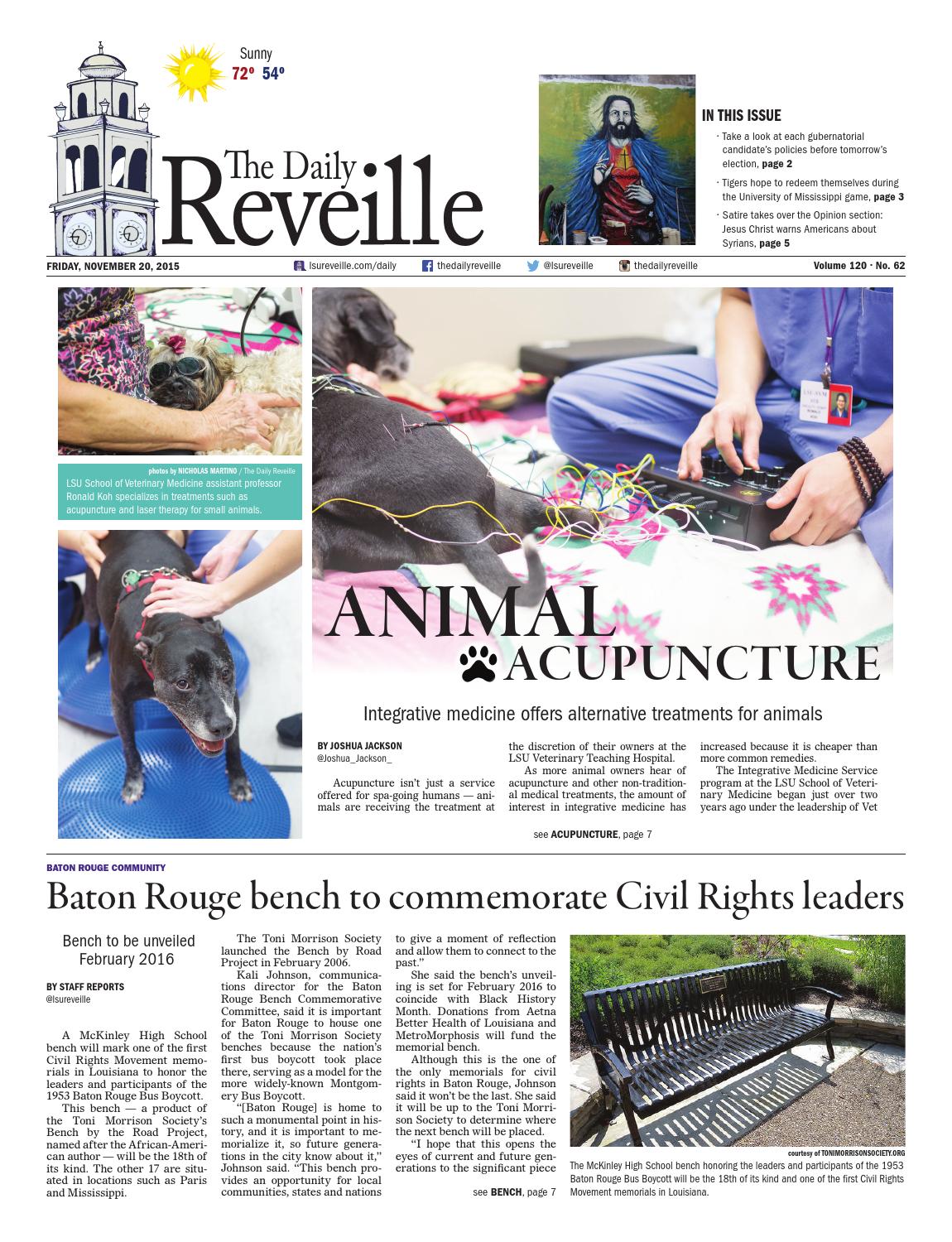The Daily Reveille - November 20, 2015 by Reveille - Issuu