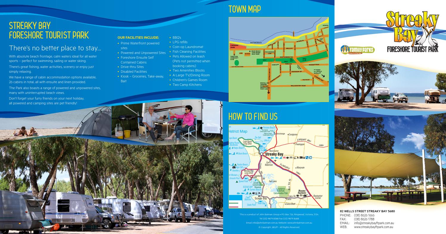 Streaky Bay Foreshore Tourist Park by Just Brilliant Guides - Issuu
