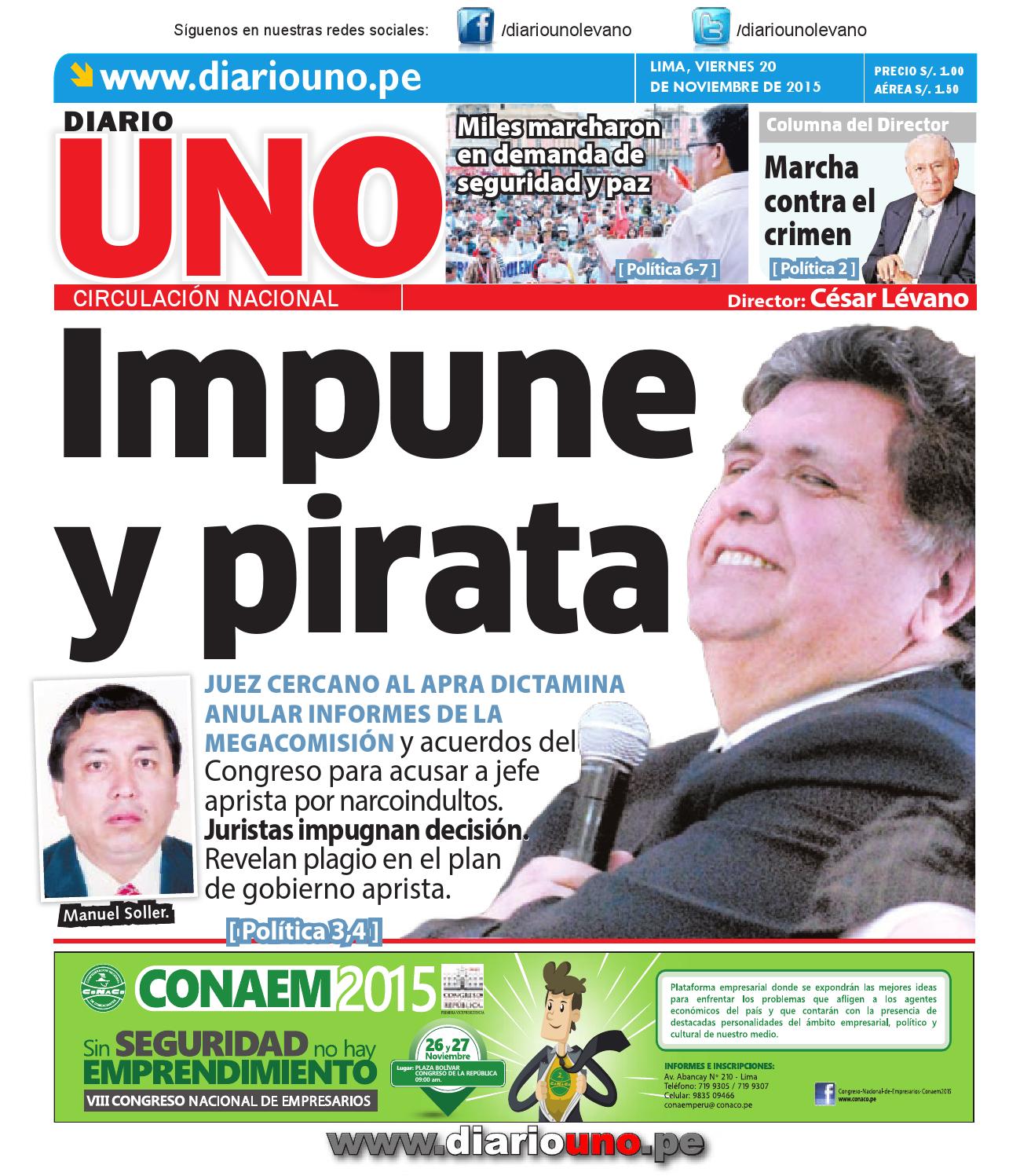 Diario UNO - 20 Noviembre 2015 by Diario UNO - Issuu