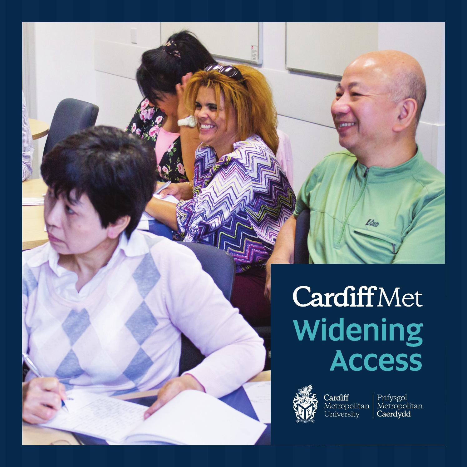 Widening Access Brochure by Cardiff Metropolitan University - Issuu