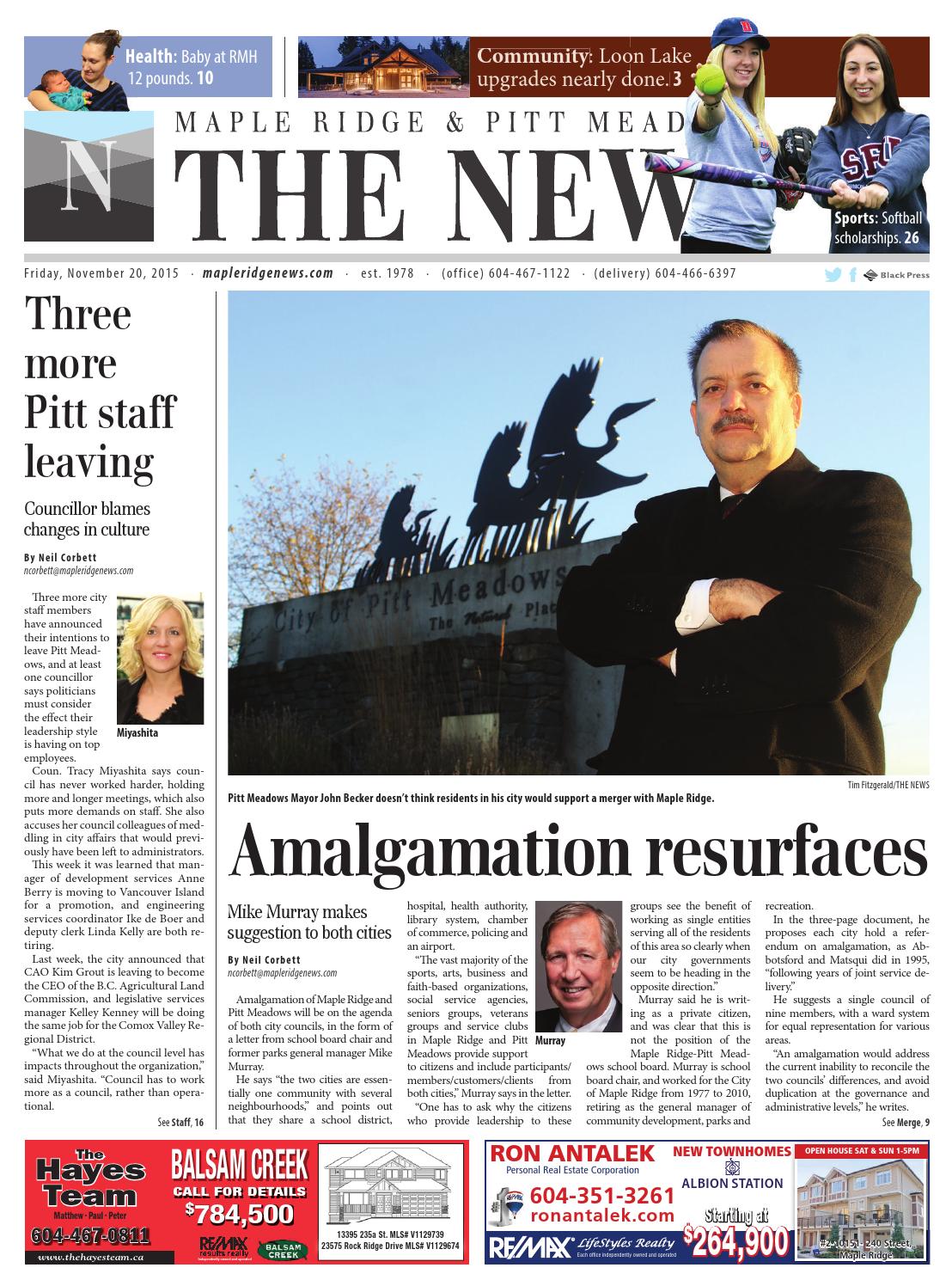 Maple Ridge News, November 20, 2015 by Black Press Media Group - Issuu