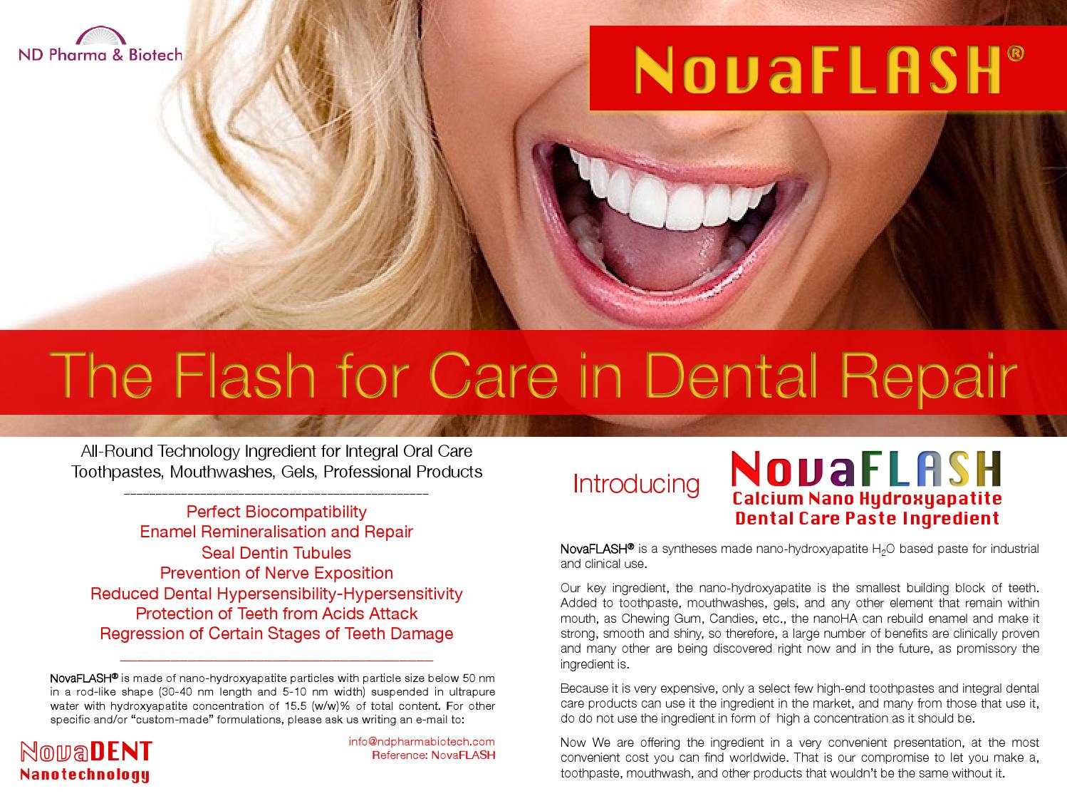 NovaFLASH TMflyer by ND Pharma & Biotech - Issuu