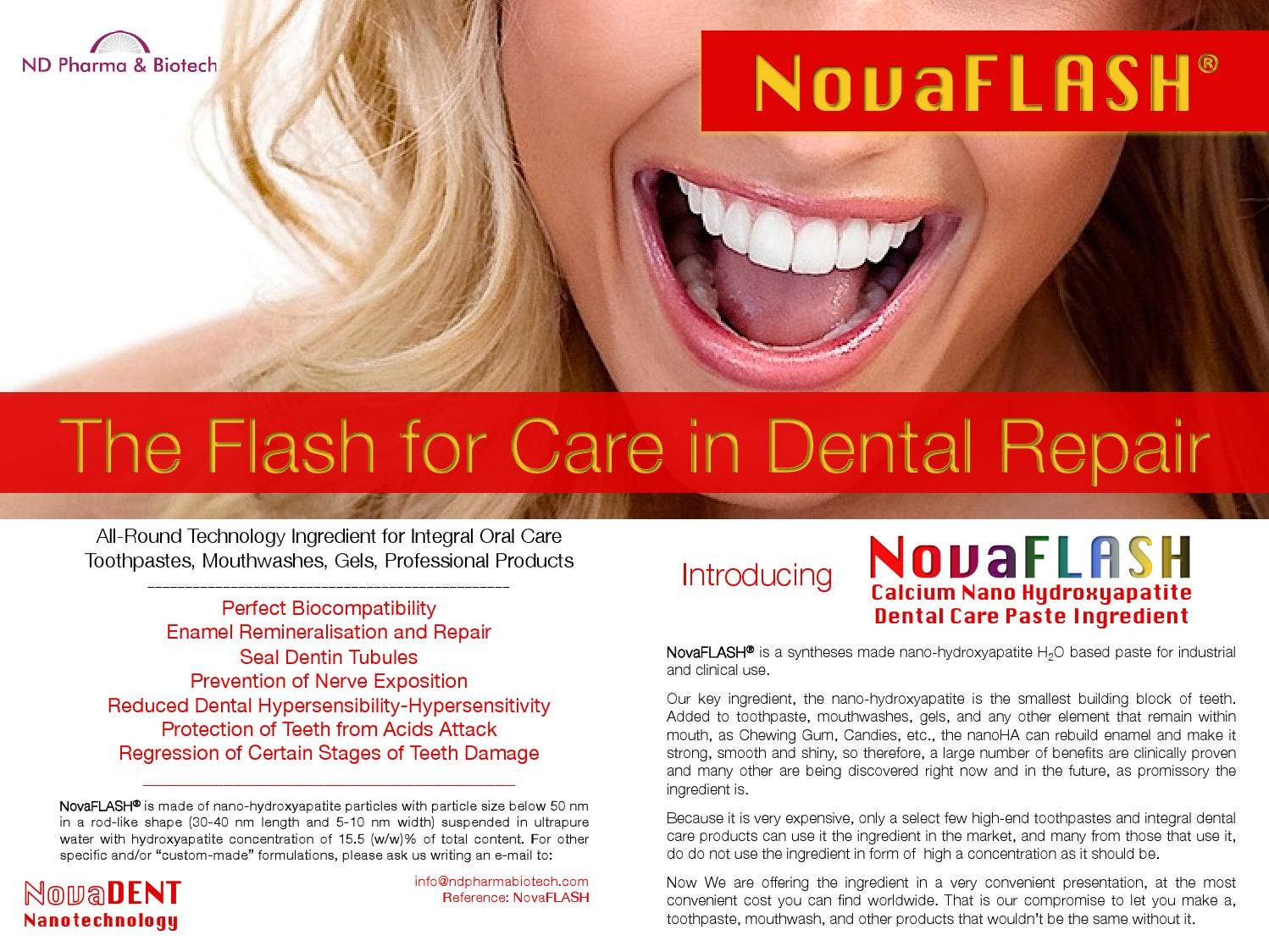 NovaFLASH TMflyer by ND Pharma & Biotech - Issuu