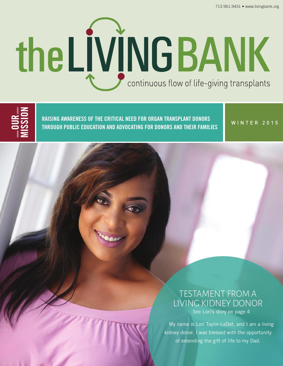 Living Bank Newsletter - Winter 2015 by The Living Bank - Issuu