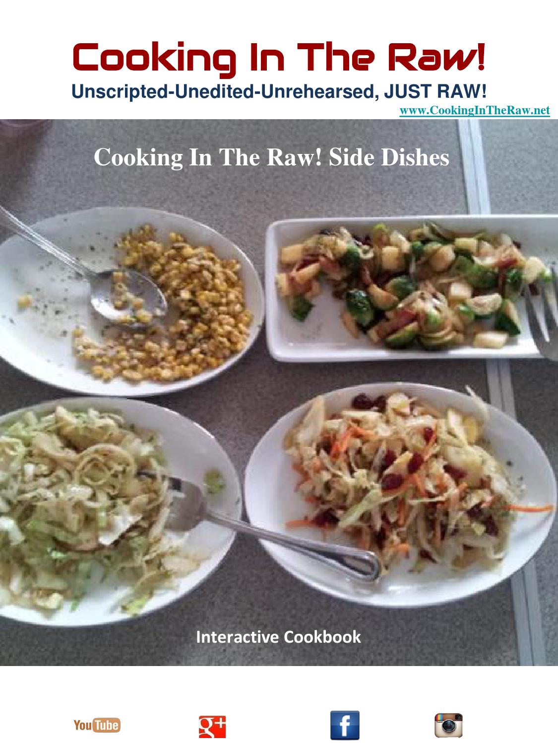 Cooking In The Raw! Cookbook Side Dishes Preview by Cooking In The Raw ...