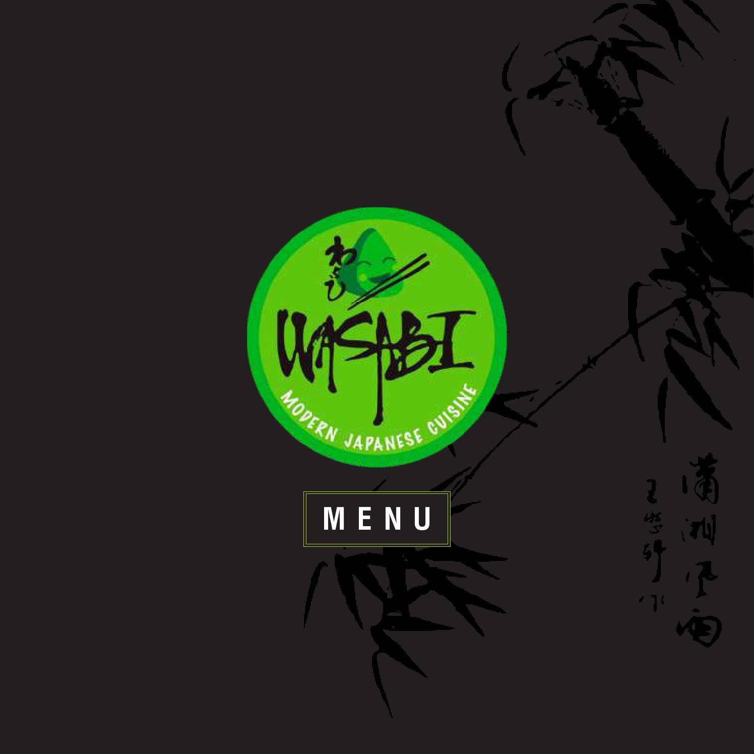 Wasabi Menu by Advocates Marketing - Issuu
