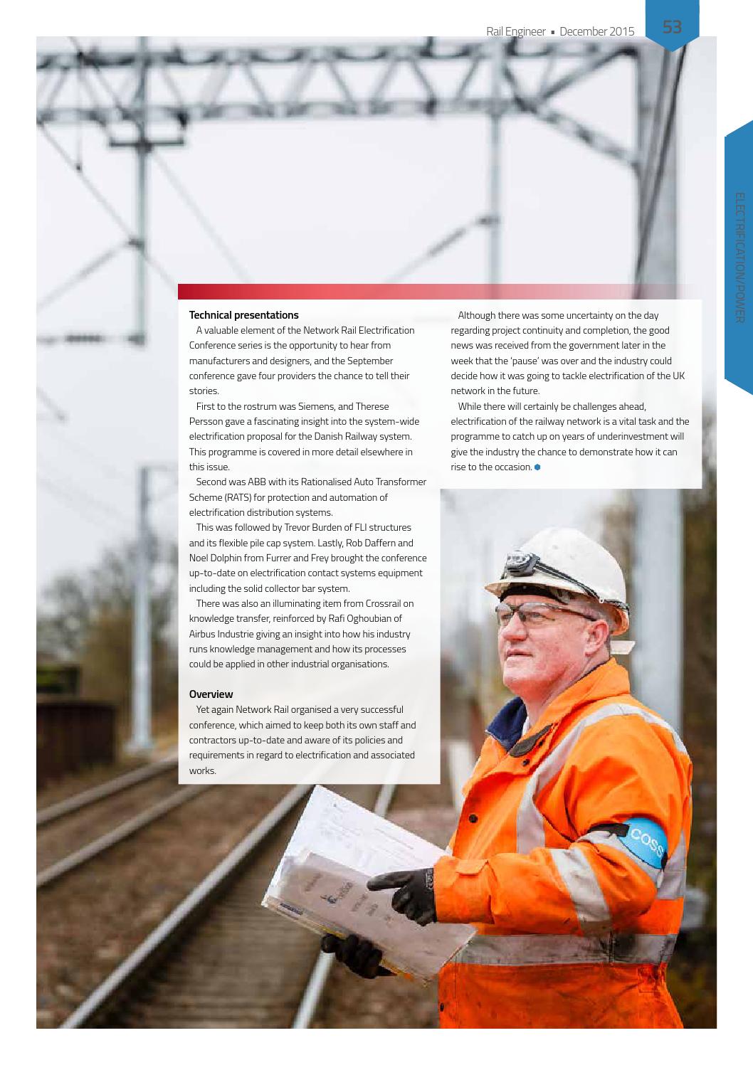 Rail Engineer - Issue 134 - December 2015 by Rail Media - Issuu