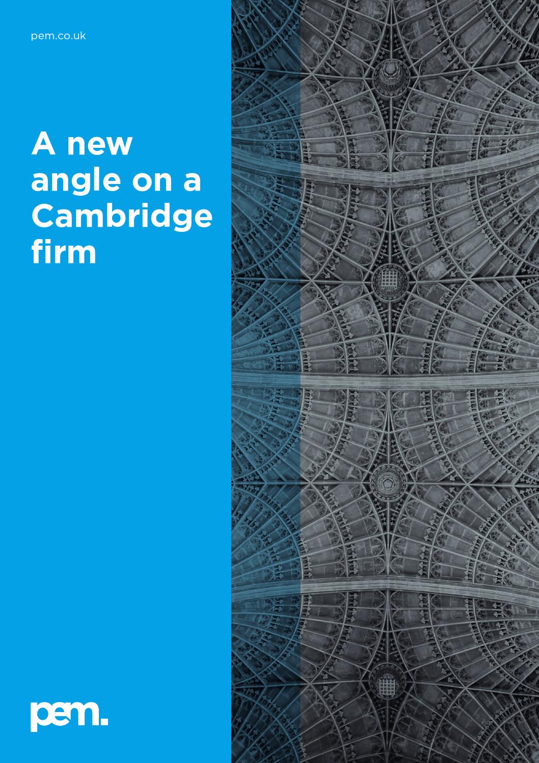 PEM Cambridge Accountants - Firm wide brochure by PEM - The Cambridge ...