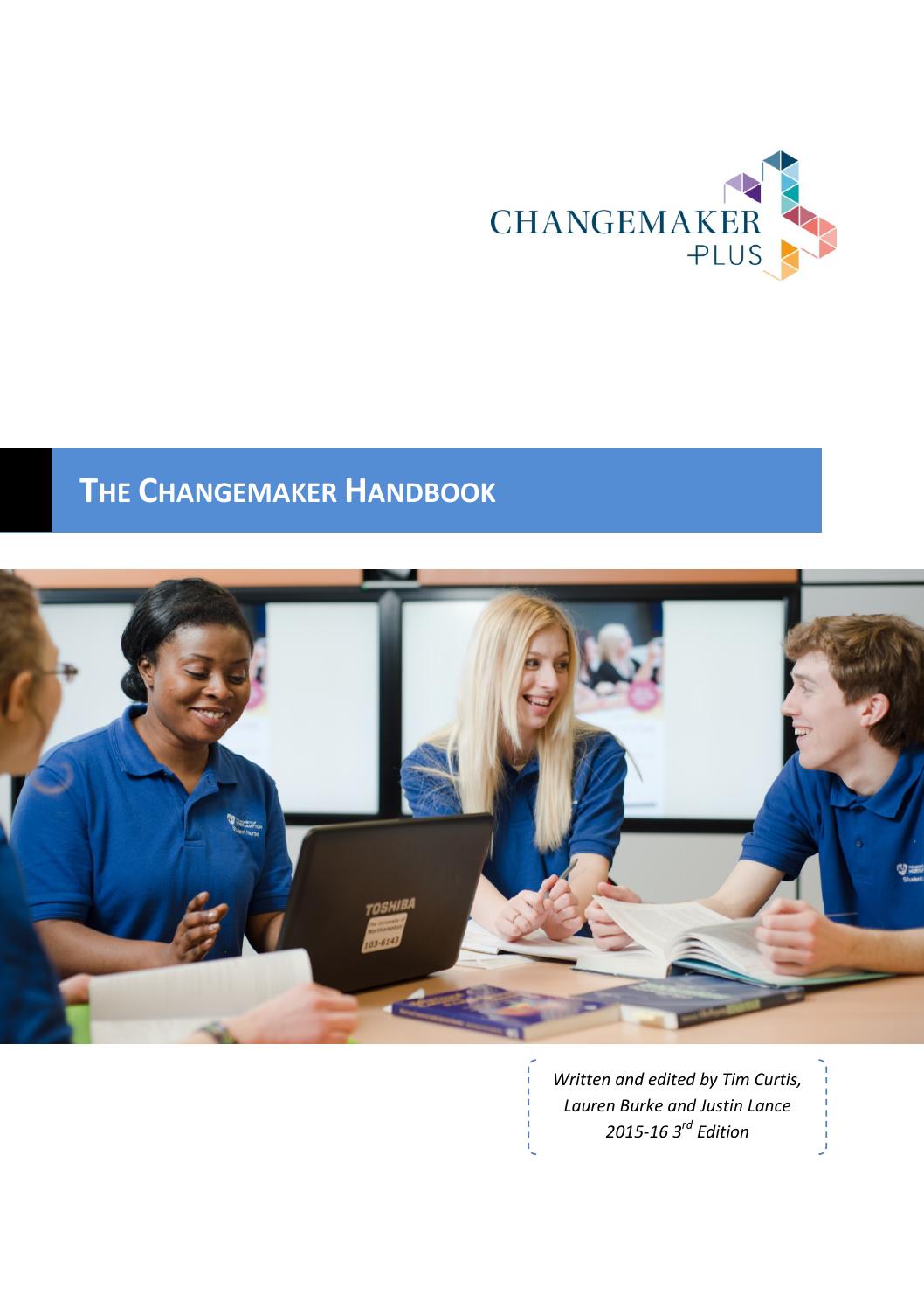 Changemaker Handbook 3rd Edition by Tim Curtis - Issuu
