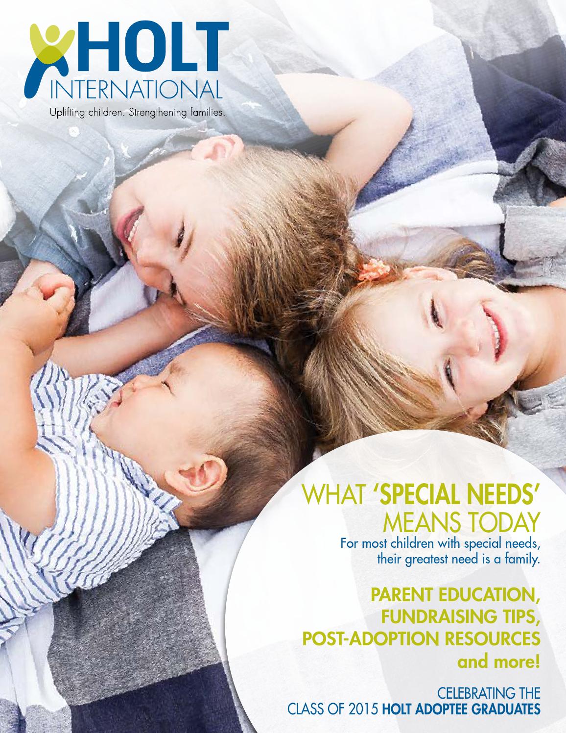 2015 graduate issue by Holt International Children's Services - Issuu