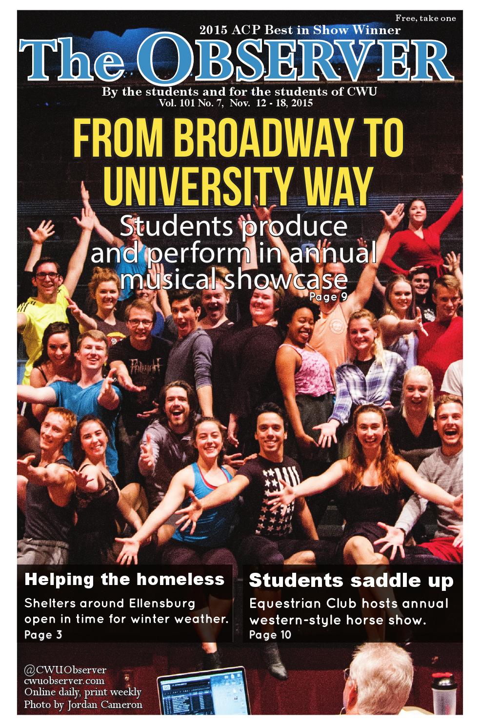 CWU The Observer Issue 7 Fall 2015 by CWU Observer - Issuu
