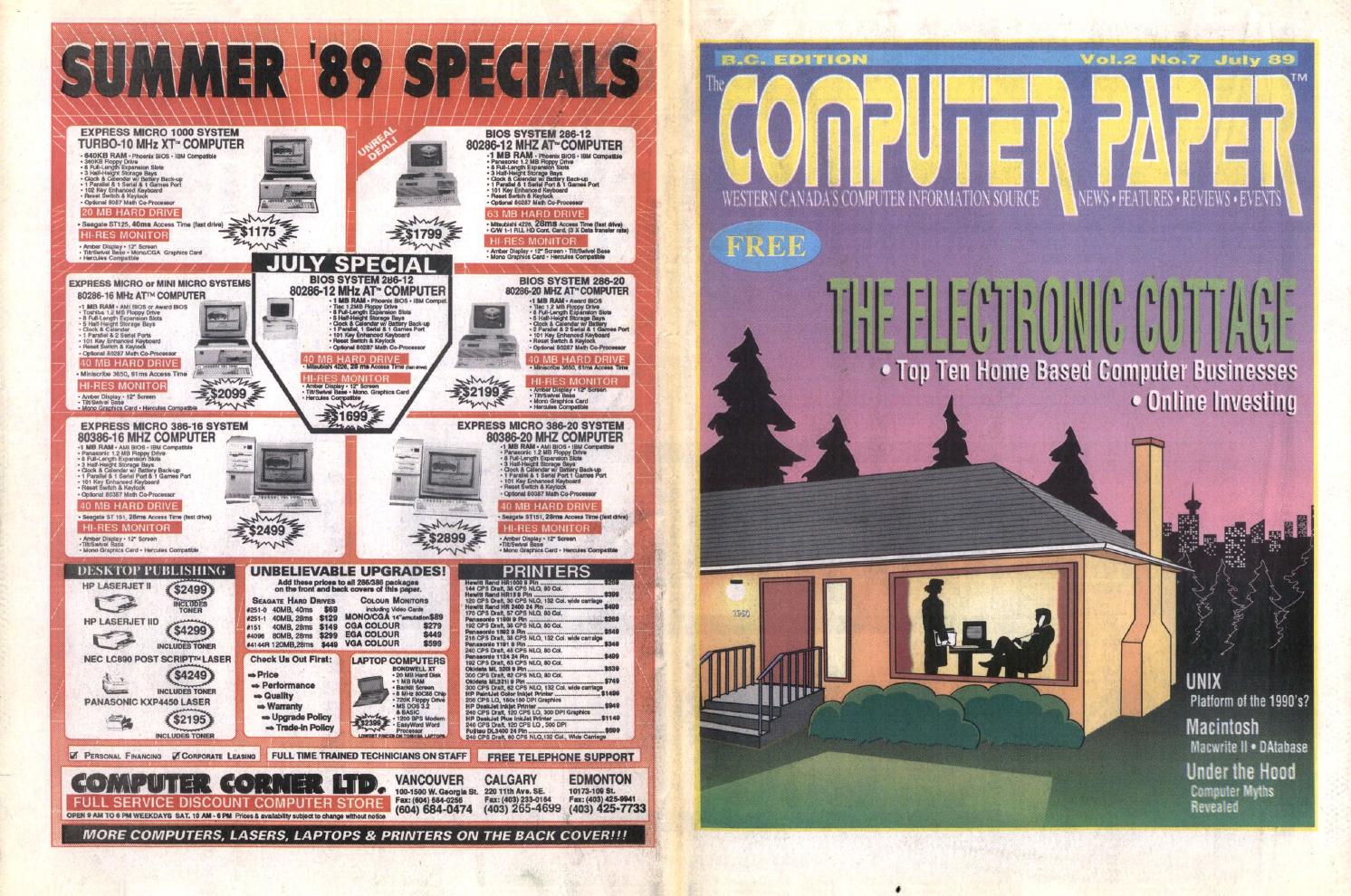 1989 07 The Computer Paper - BC Edition by The Computer Paper - Issuu