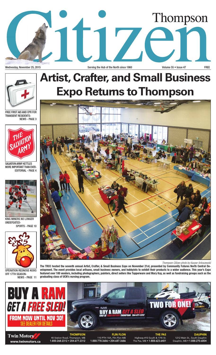 November 25 2015 by Thompson Citizen - Issuu