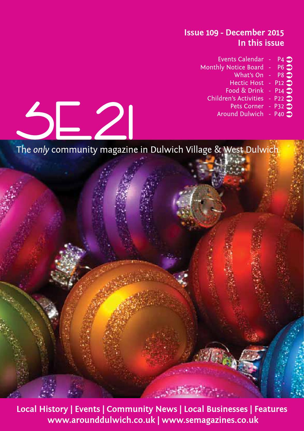 SE21 December 2015 by SE Magazines - Issuu