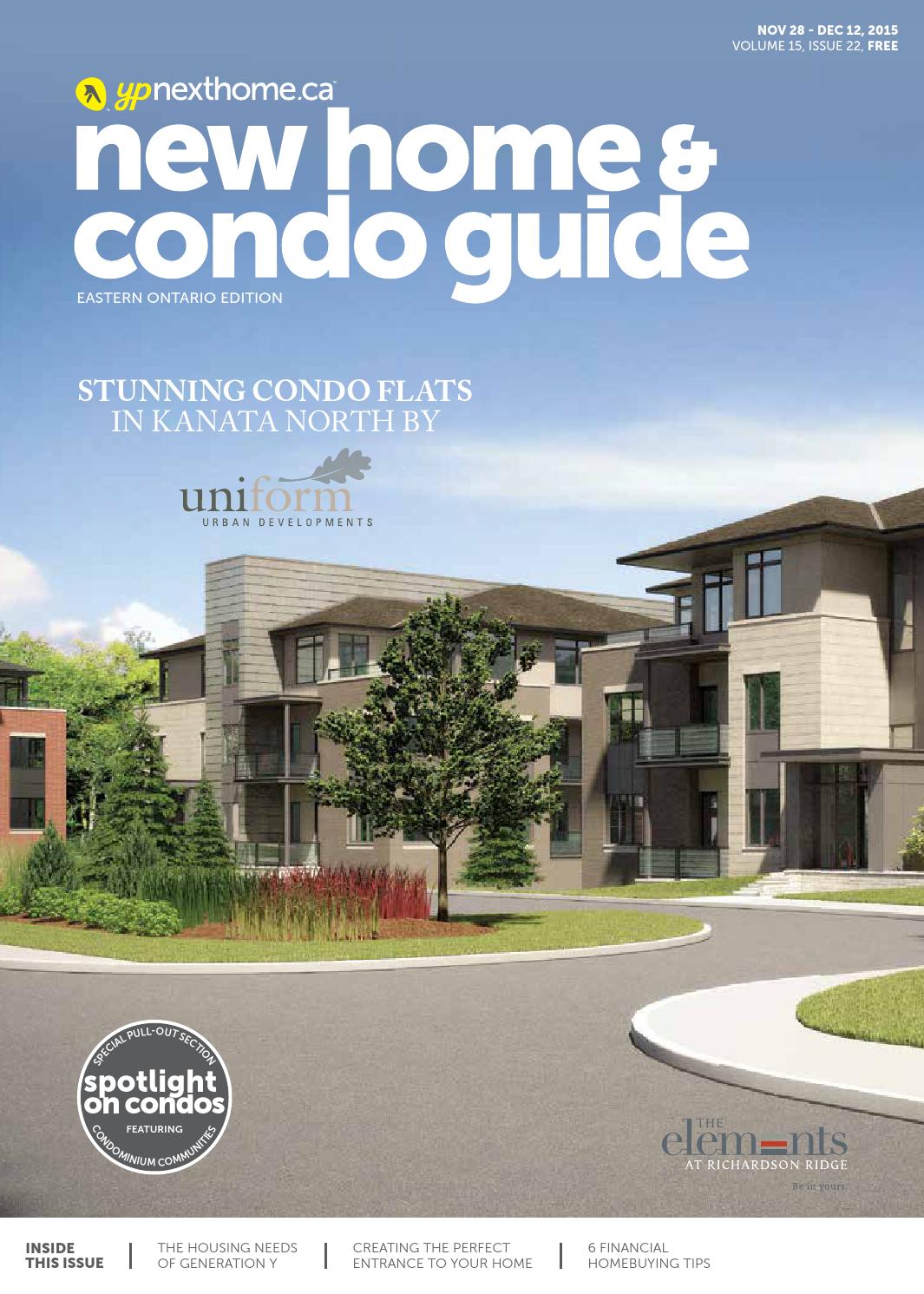 Eastern Ontario New Home & Condo Guide - Nov 28, 2015 by NextHome - Issuu