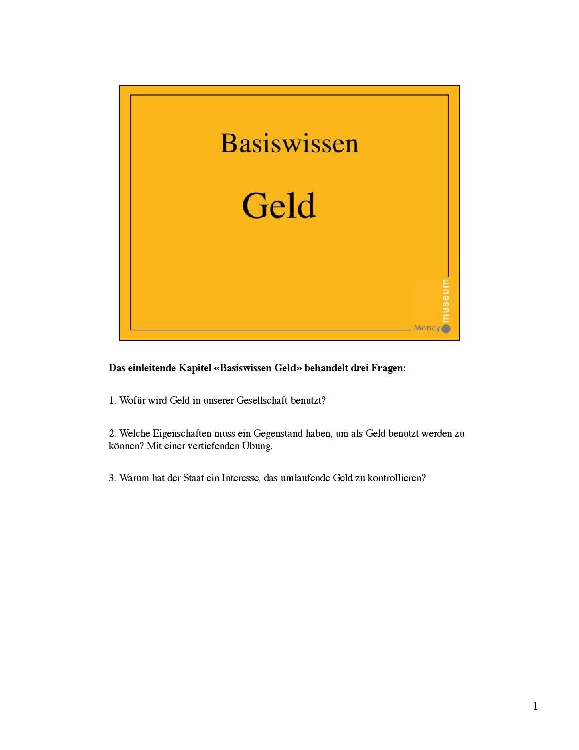 MoneyMuseum Kurs 1 Basiswissen Geld By Conzettverlag Issuu moneymuseum-kurs-1-basiswissen-geld-by-conzettverlag-issuu