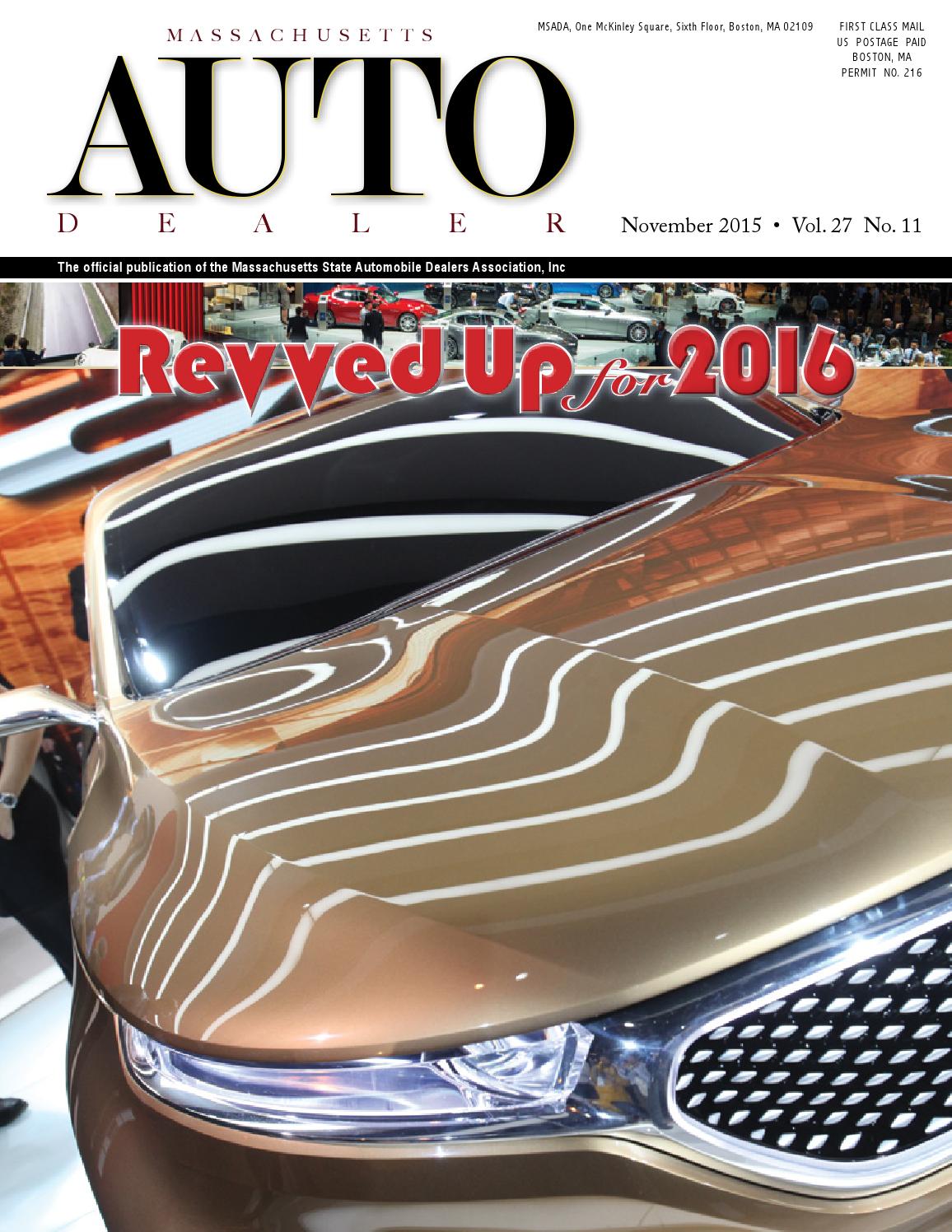 2015 nov auto dealer final (web) by Massachusetts State Automobile ...