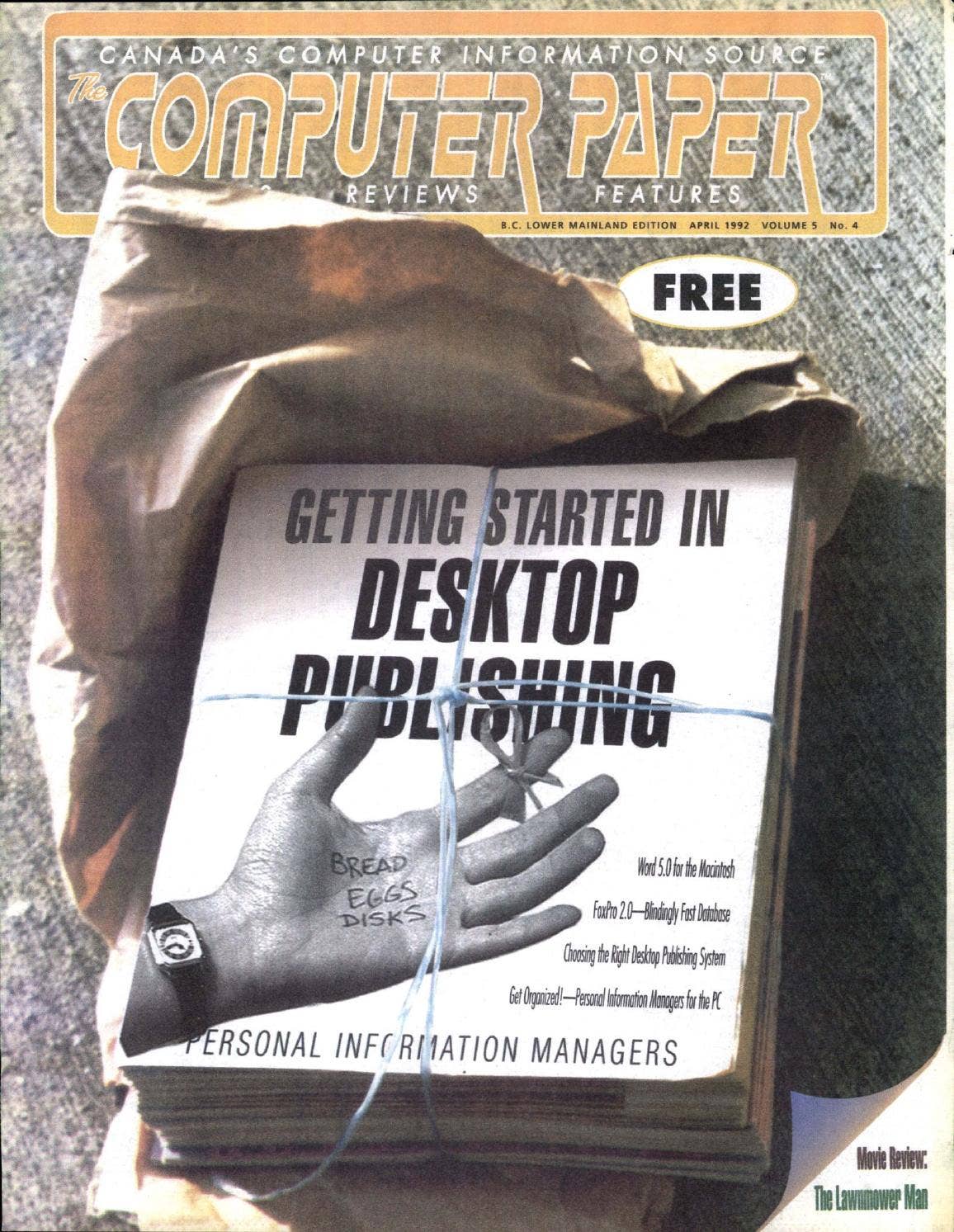 1992 04 The Computer Paper - BC Edition by The Computer Paper - Issuu